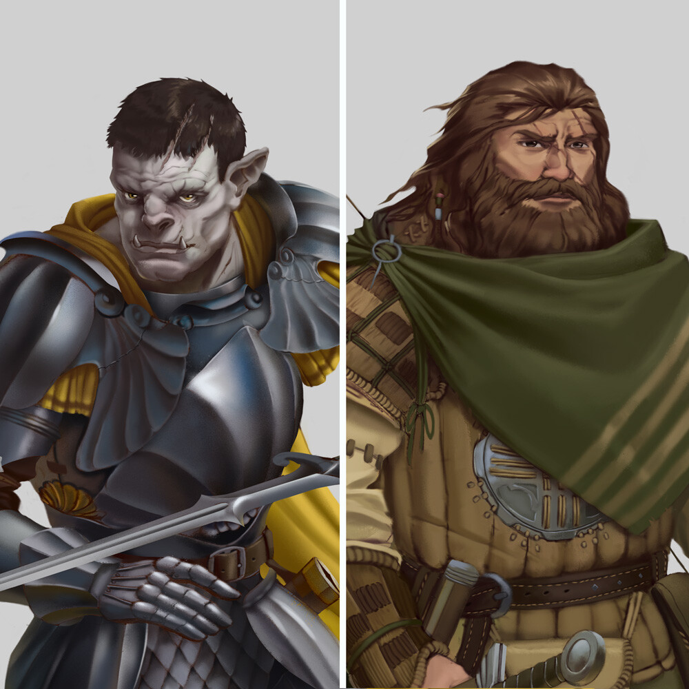 ArtStation - D&D style character illustration