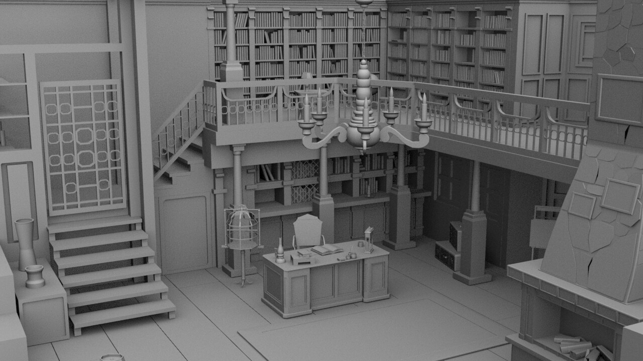 ArtStation - 3d_Interior (concept art)