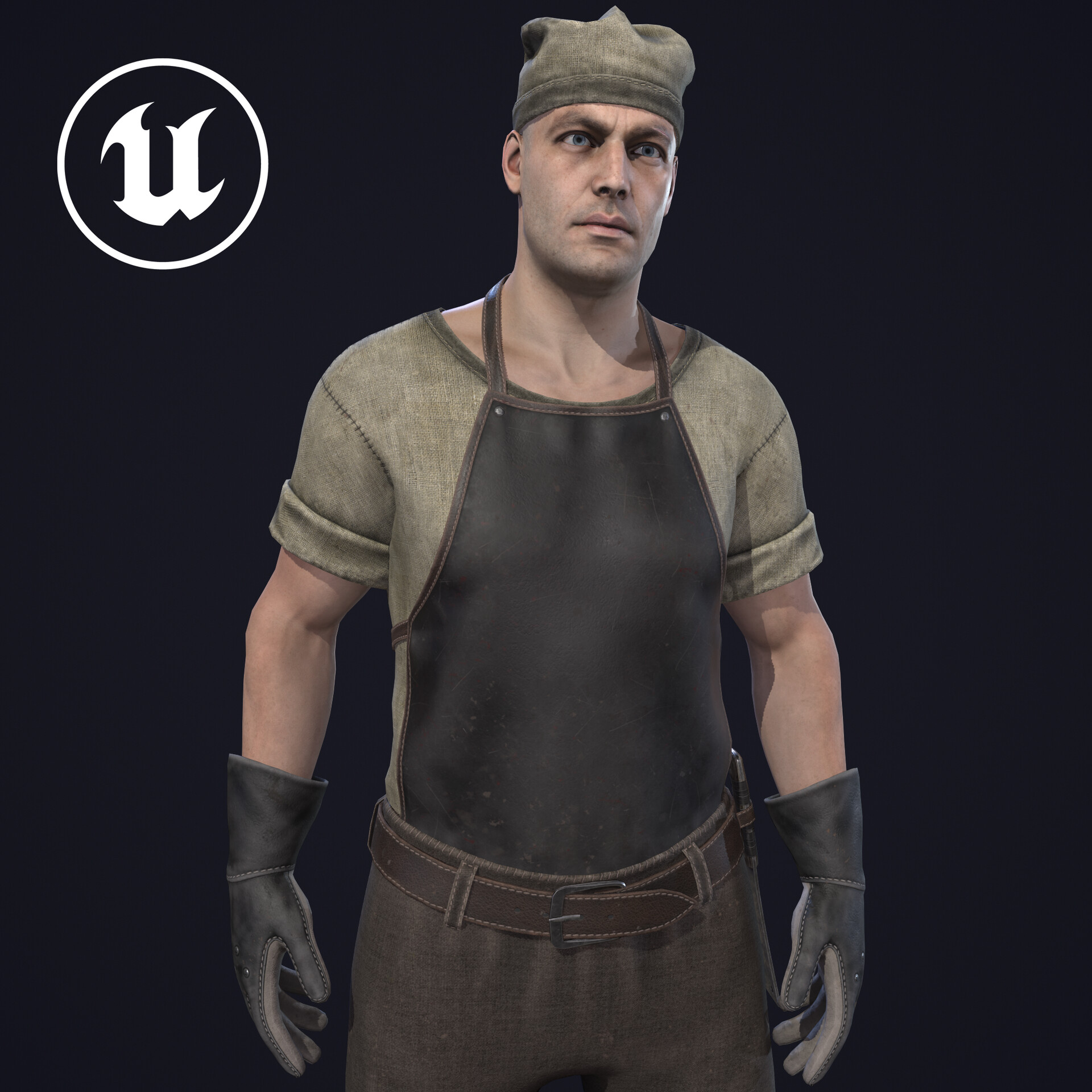 ArtStation - [Modular] Medieval Butcher | Executioner - Real Time