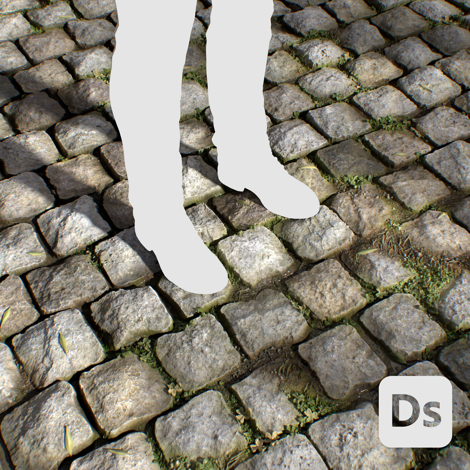 ArtStation - Material Study 02: Cobblestone