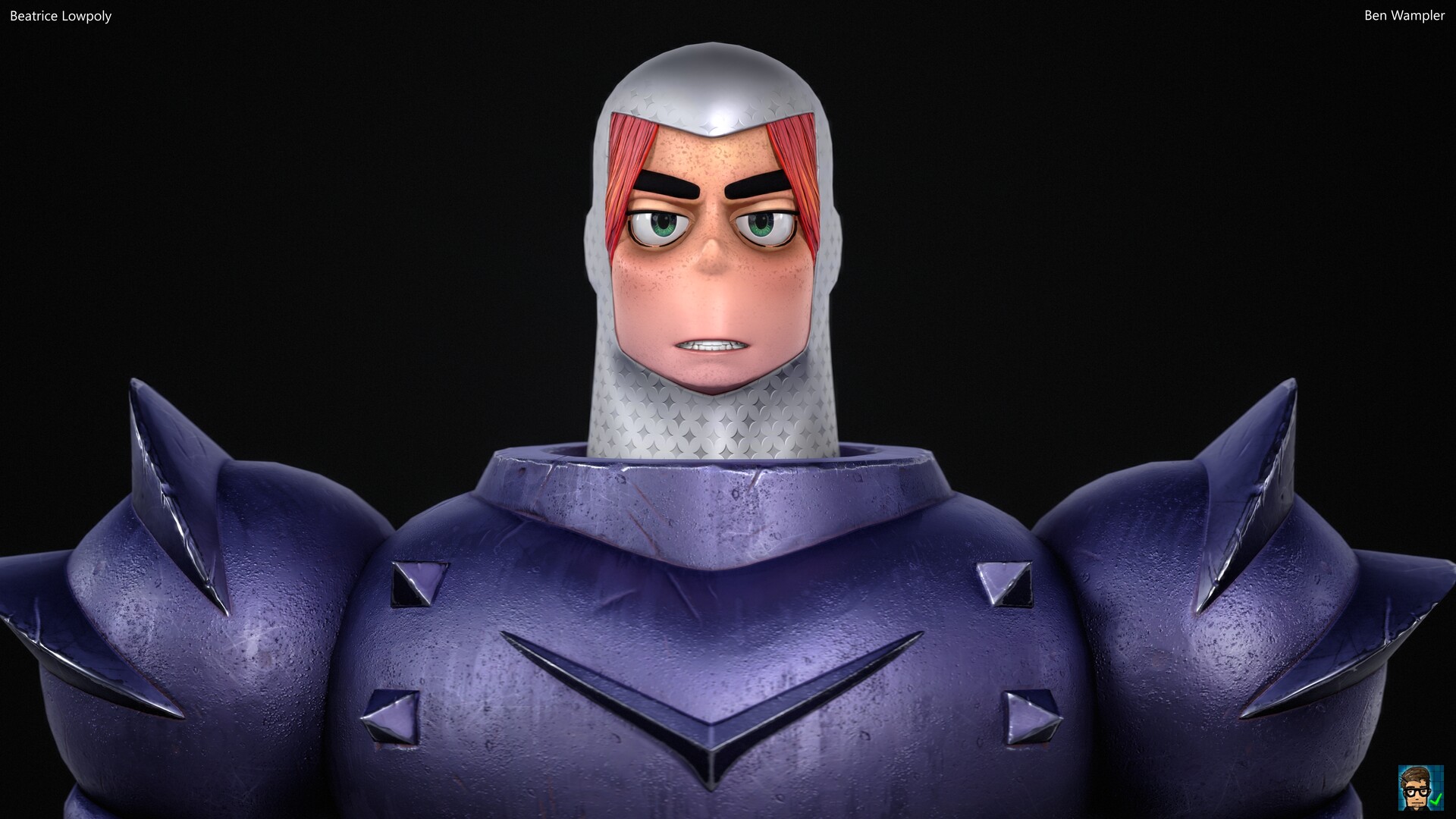 ArtStation - Beatrice Lowpoly