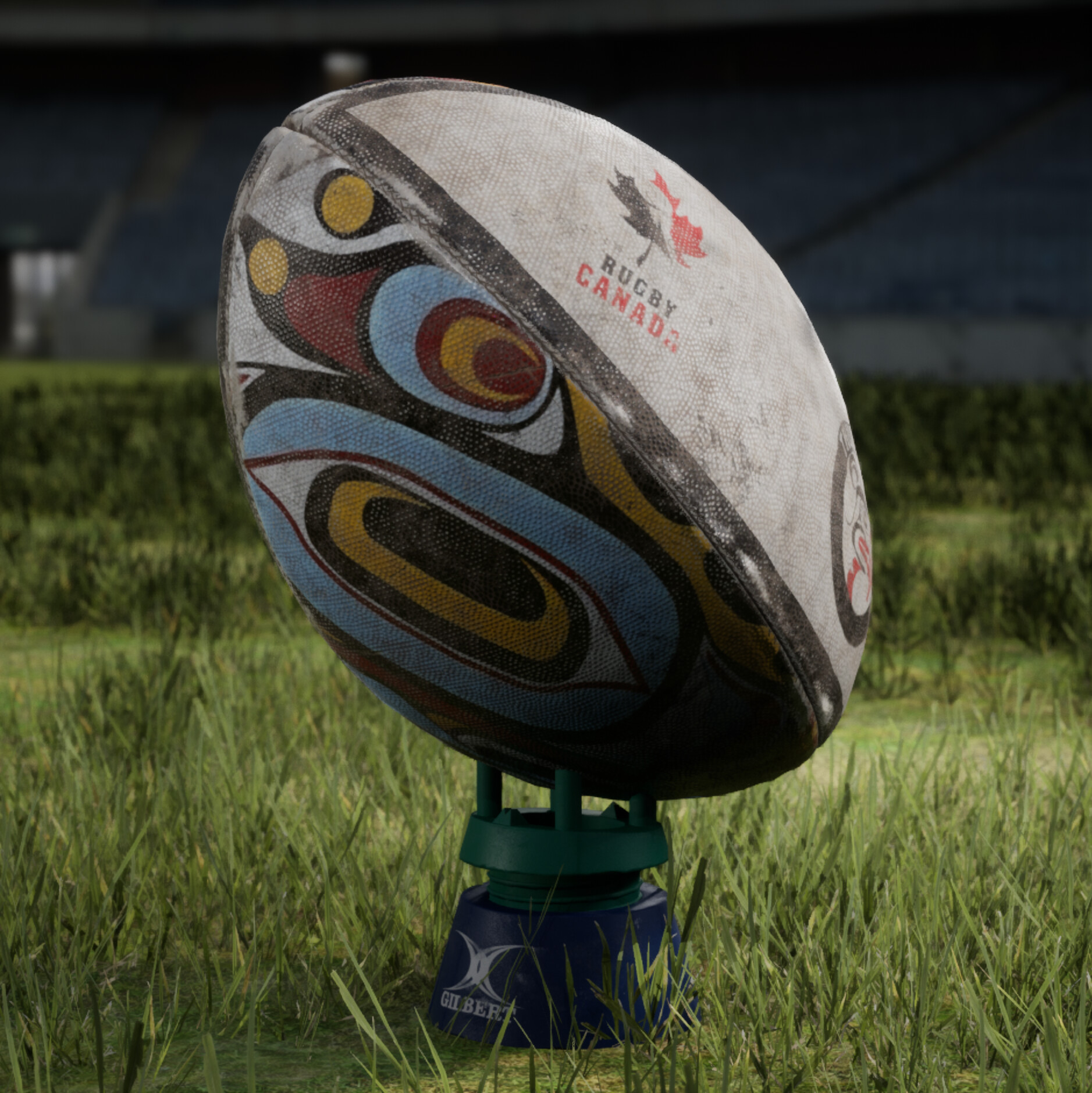 ArtStation - Team Canada x Thunder Rugby ball