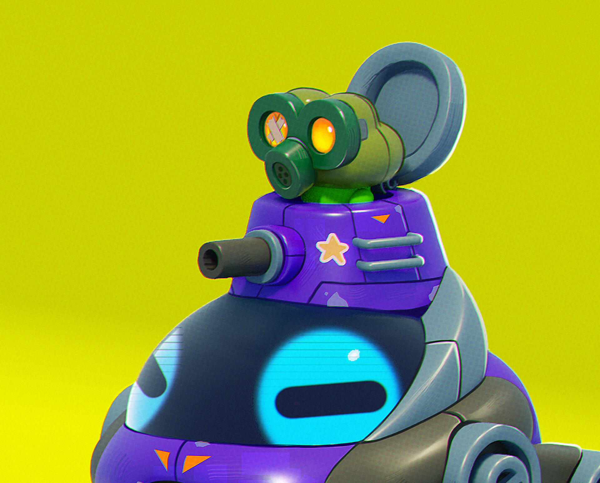 ArtStation - Super Mega Frog Mecha 🐸🤖💣