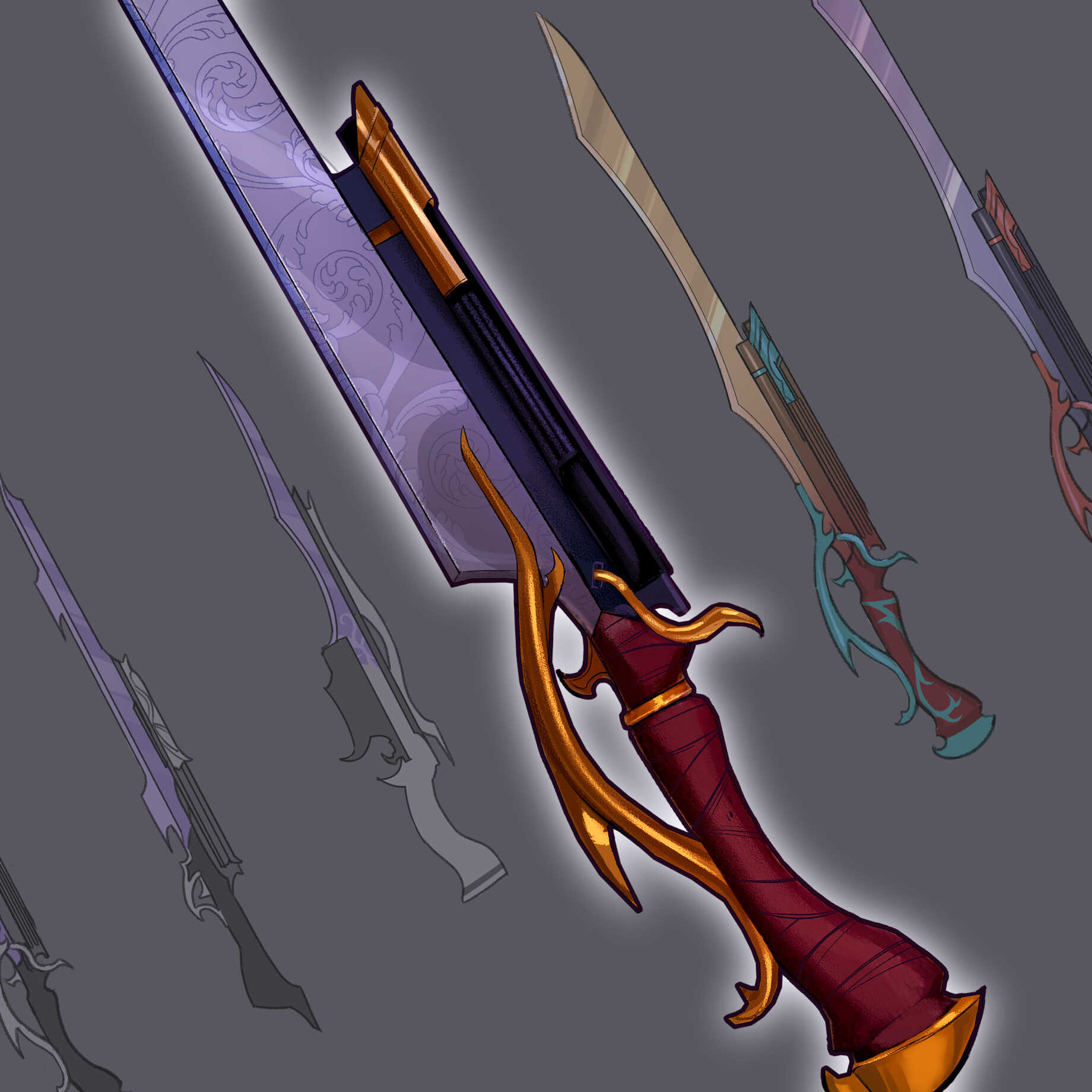 ArtStation - Dalia's Gunblade