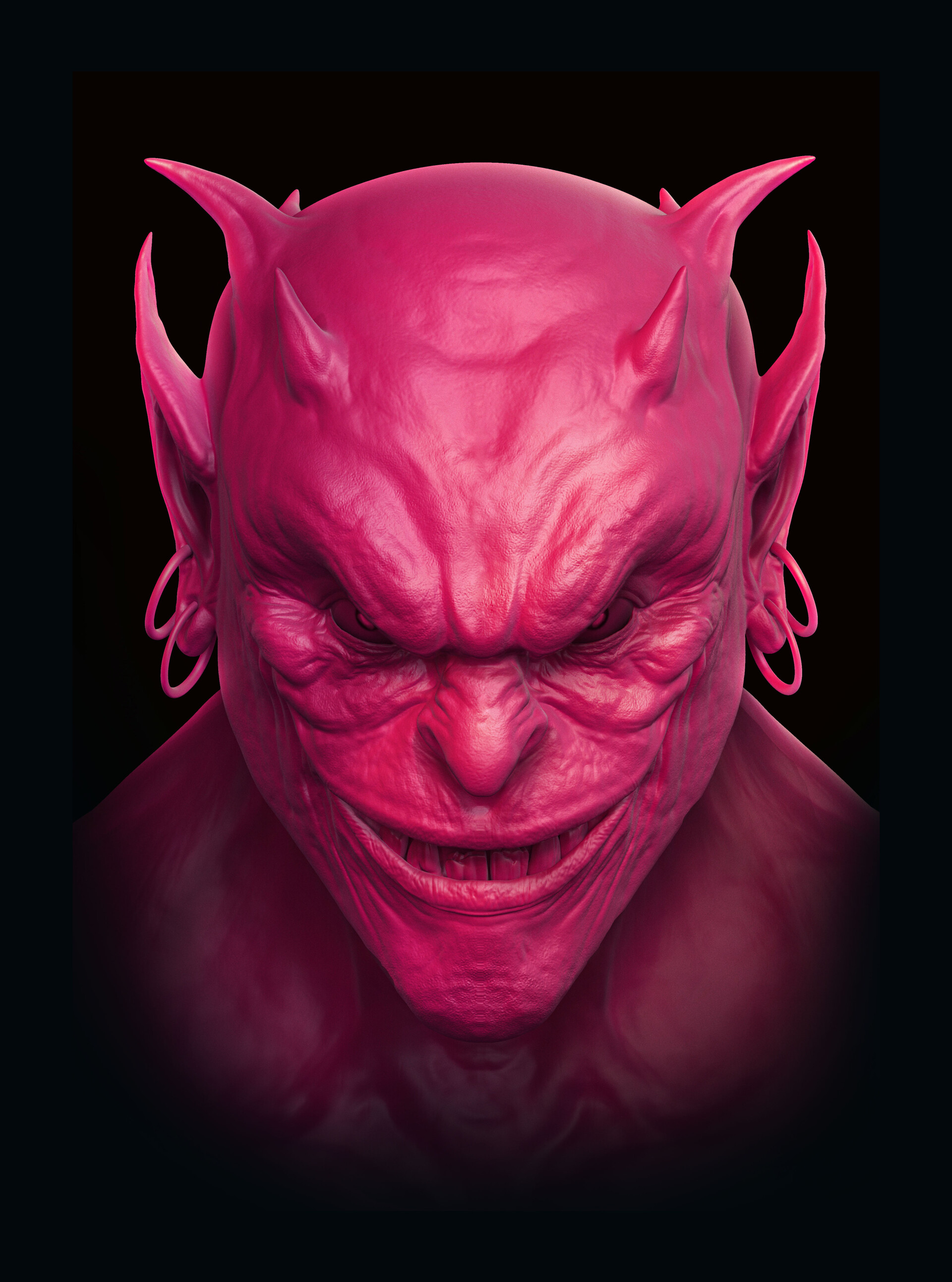 ArtStation - Demon Head