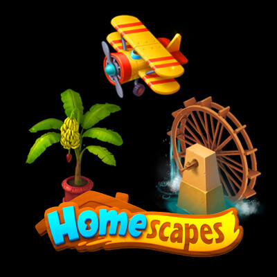 ArtStation - Homescapes Decoration 2D animations