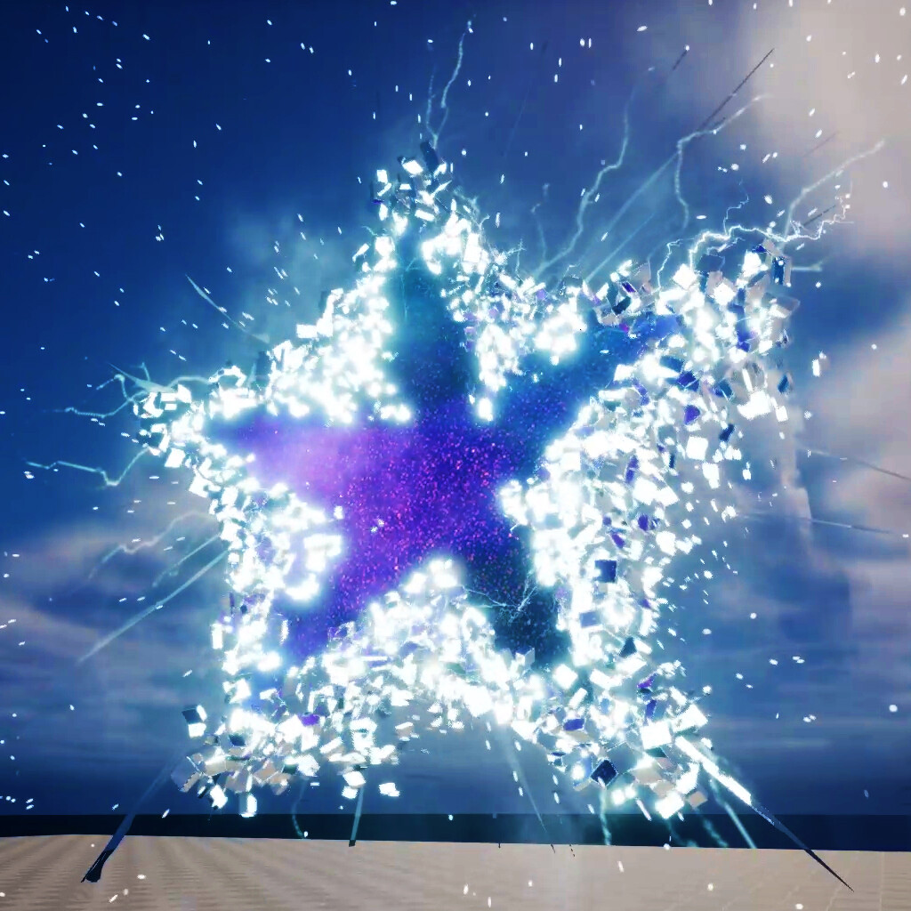 ArtStation - Exploring and Learning Niagara Star Portal fx