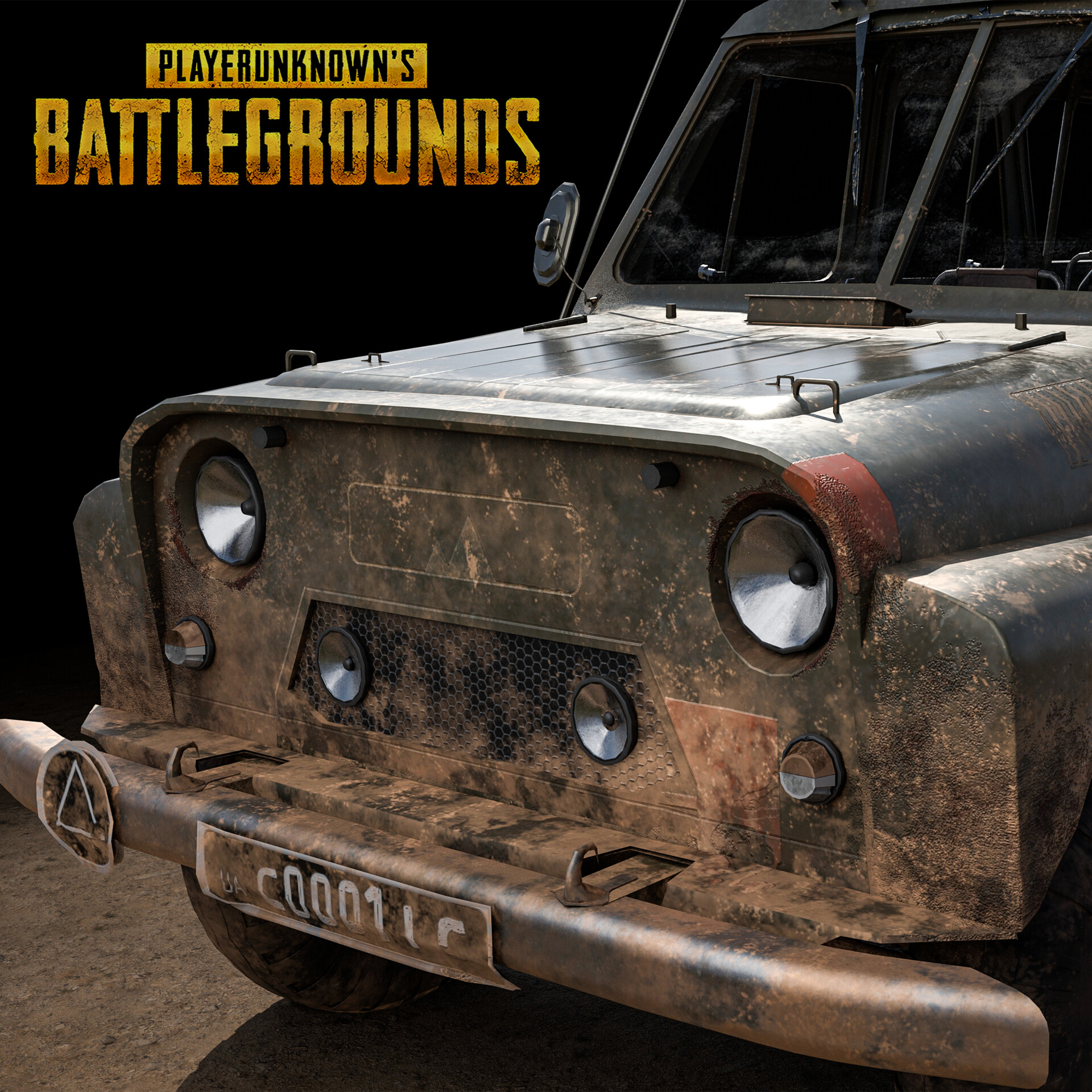 ArtStation - PUBG JEEP