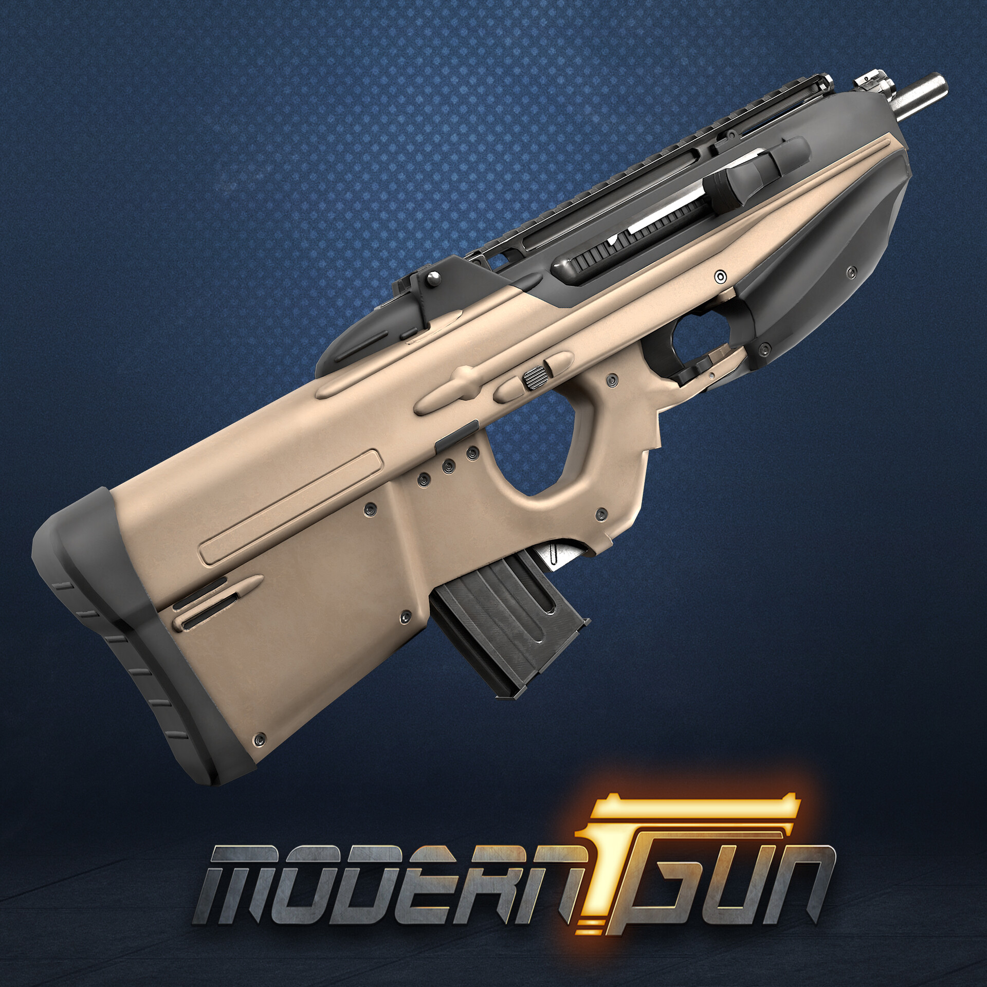 ArtStation - FN F2000, Mobile | Modern Gun