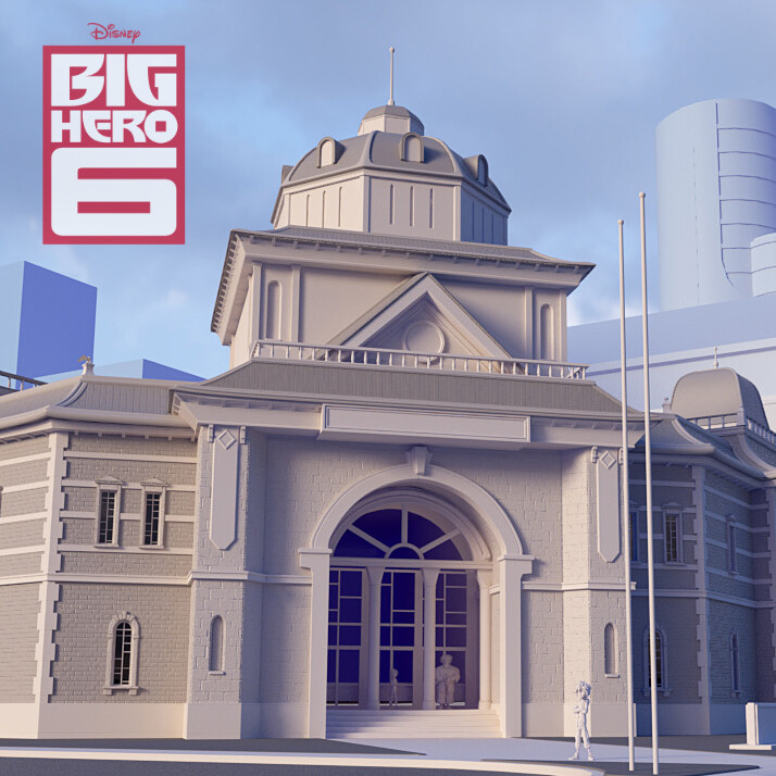 ArtStation - Police Station Exterior