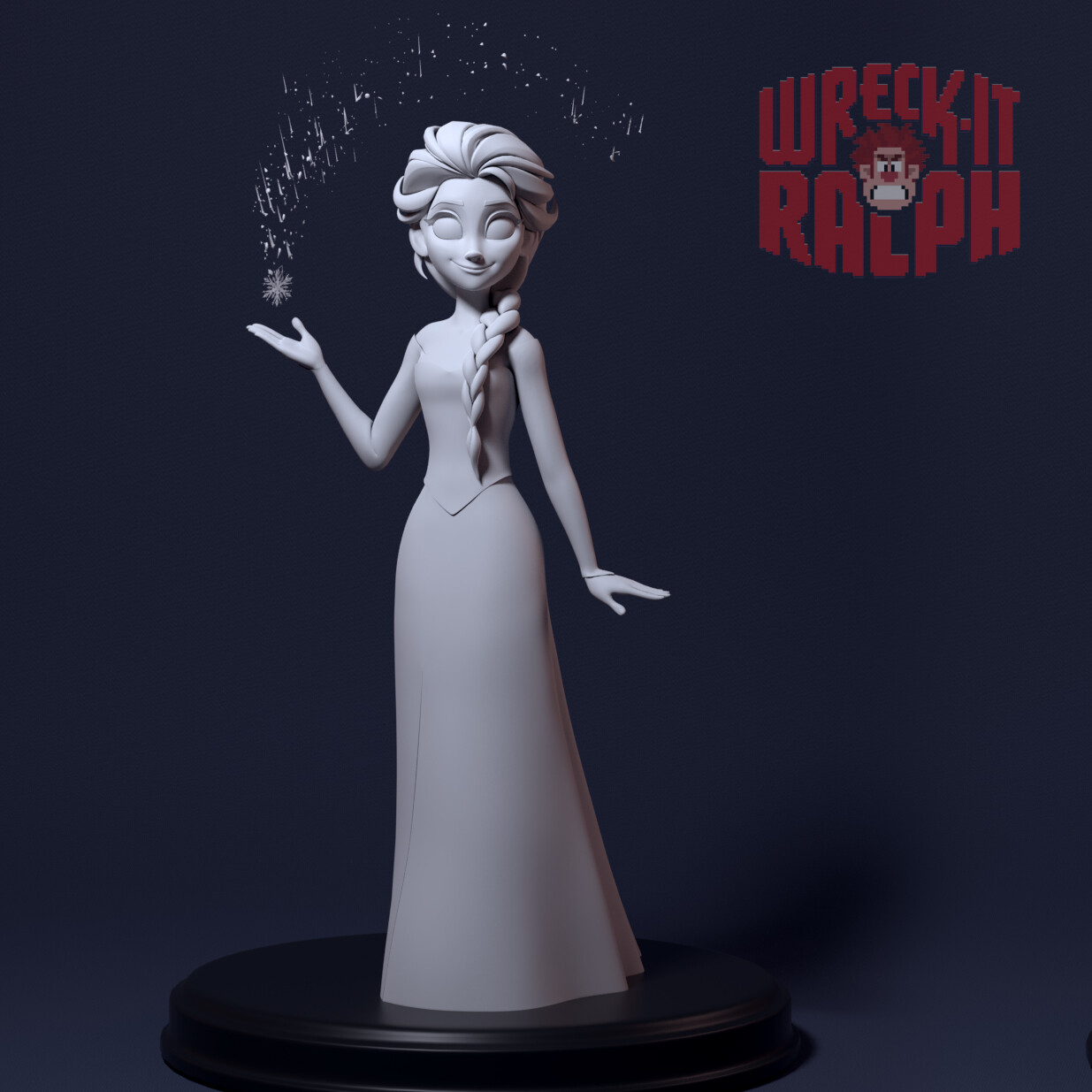 ArtStation - Elsa, Wreck-it-Ralph 2