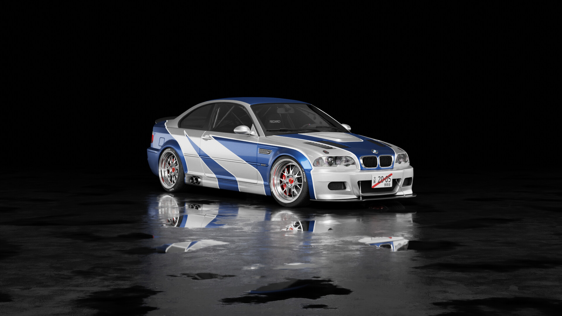 ArtStation - BMW M3 E46 (street version) from Need for Speed Most Wanted