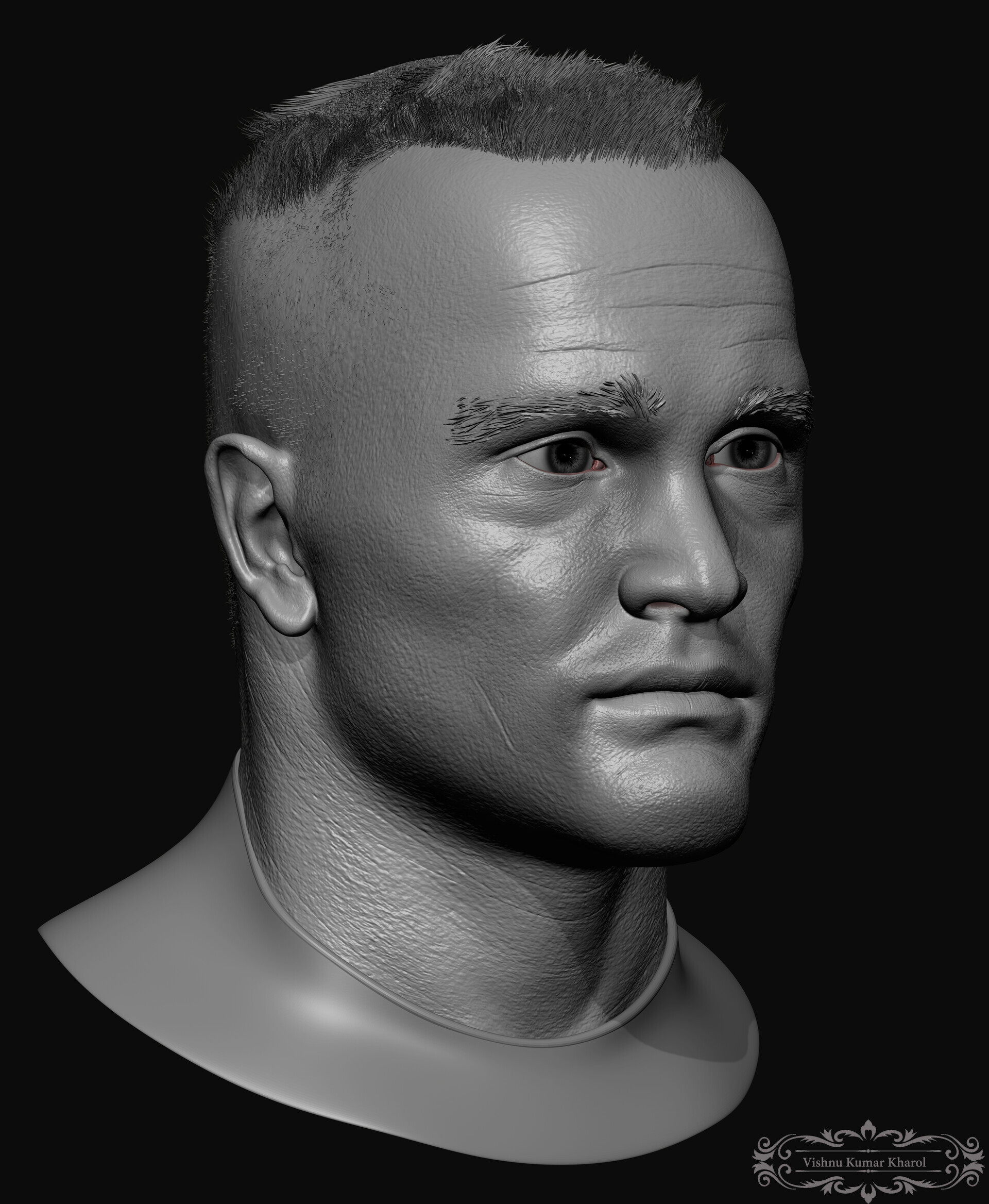 ArtStation - REALISTIC FACE LIKENESS STUDY