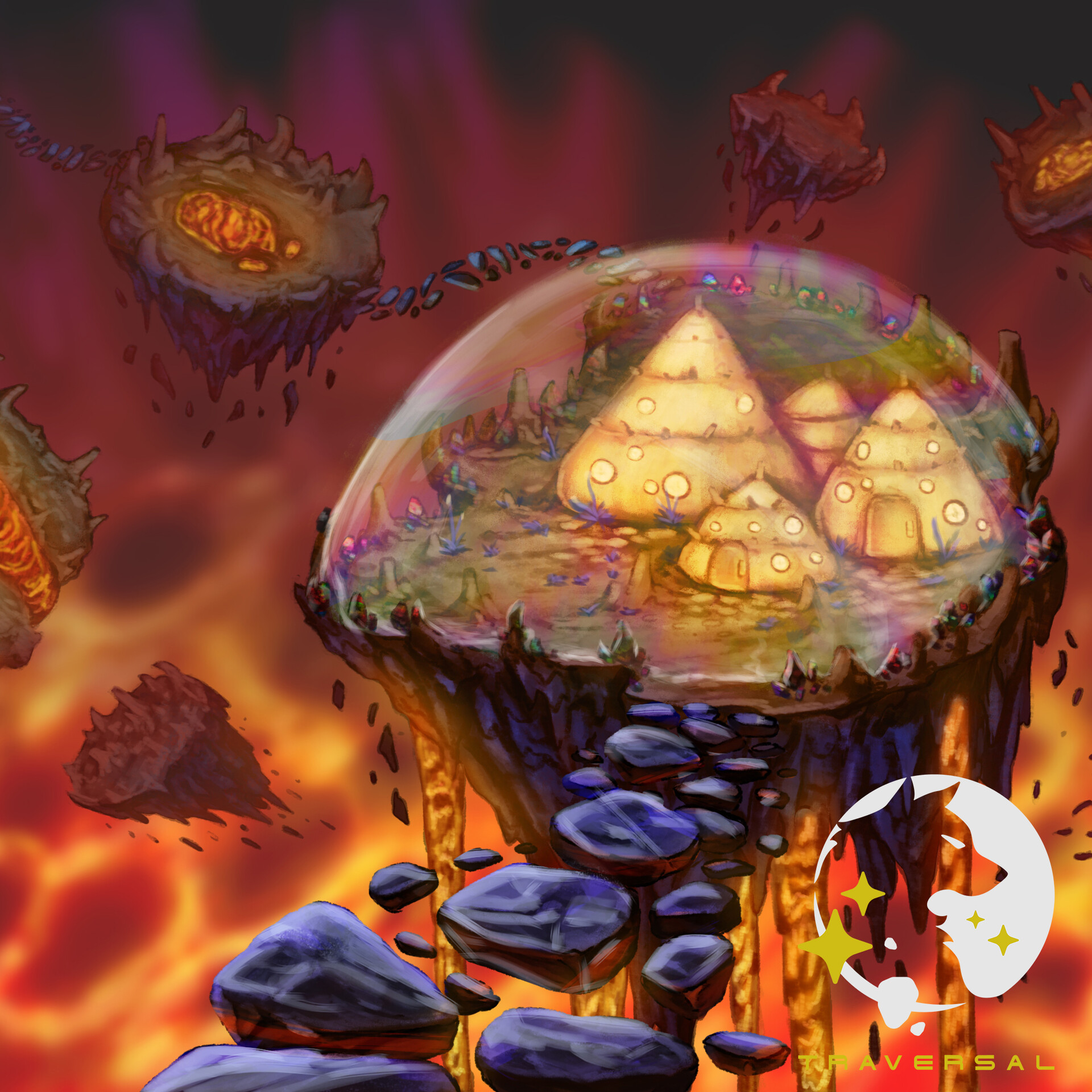 ArtStation - Hell - Traversal Environment Concept