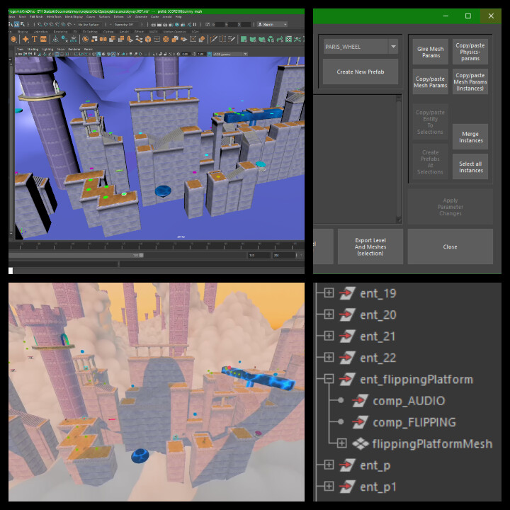 ArtStation - Level Editor in Maya