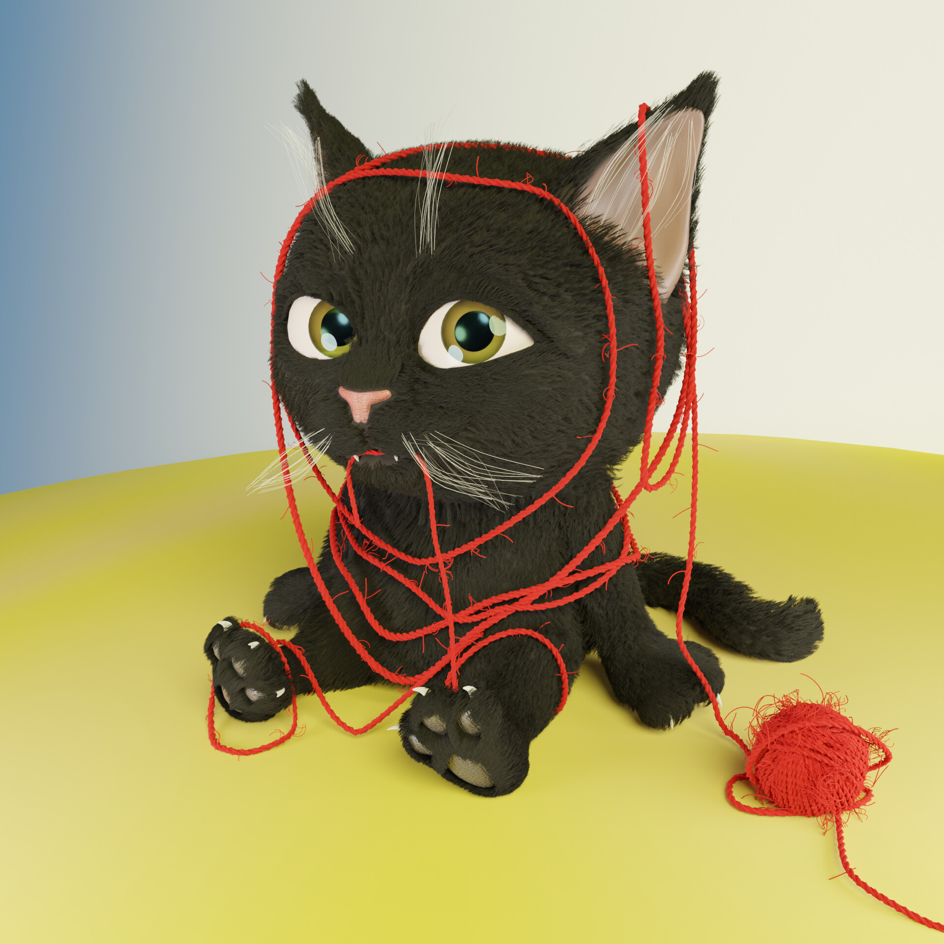 ArtStation - Hair particles VS Geo-node hair