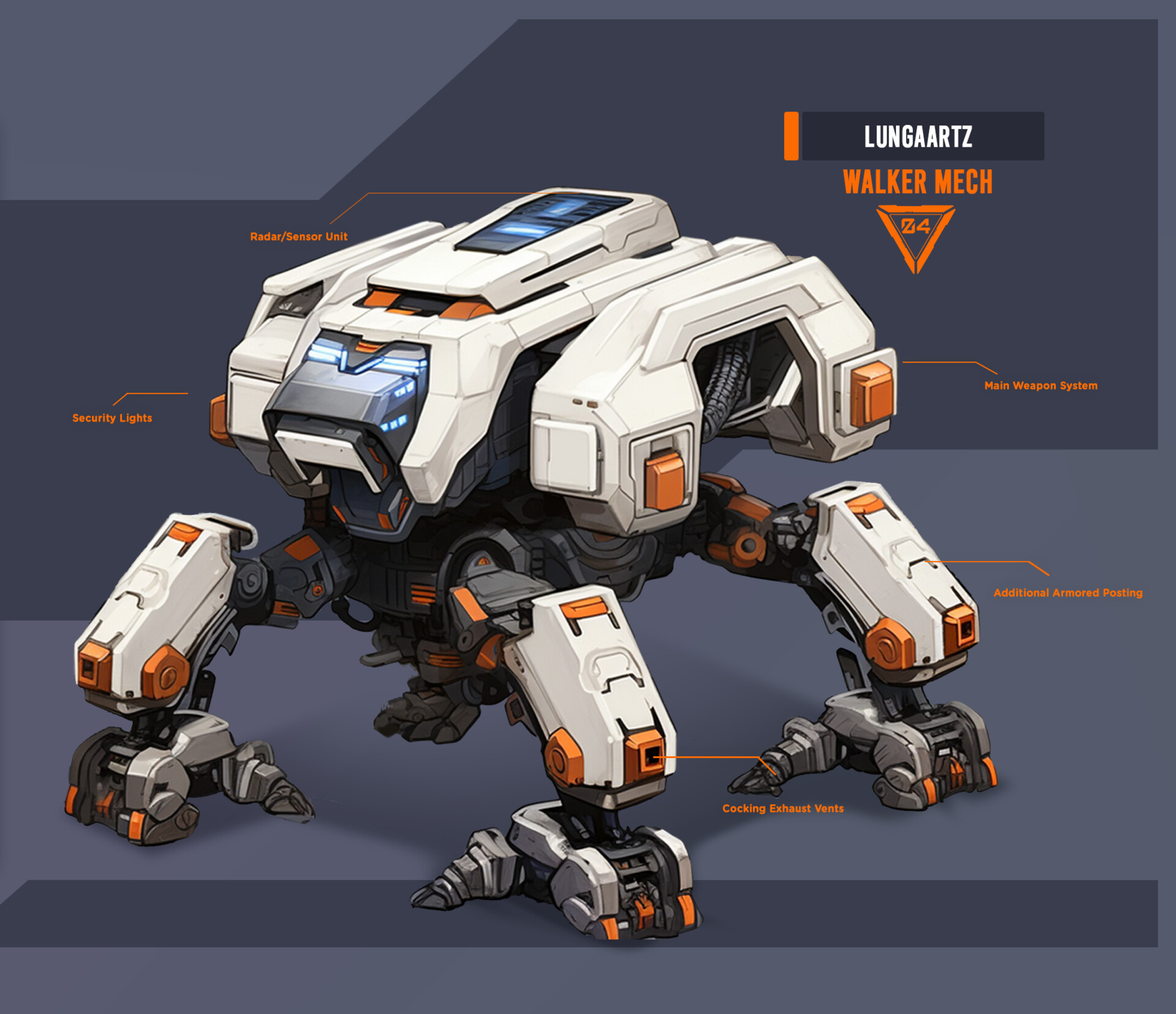 ArtStation - Walker Mech