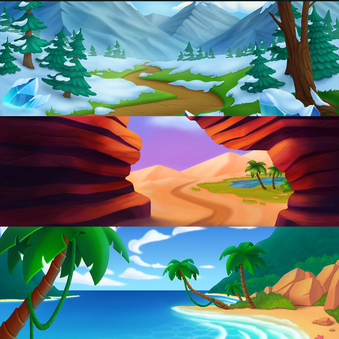 ArtStation - Game backgrounds
