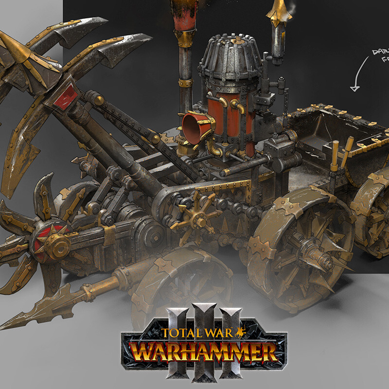 ArtStation - Chaos Dwarfs - Machine