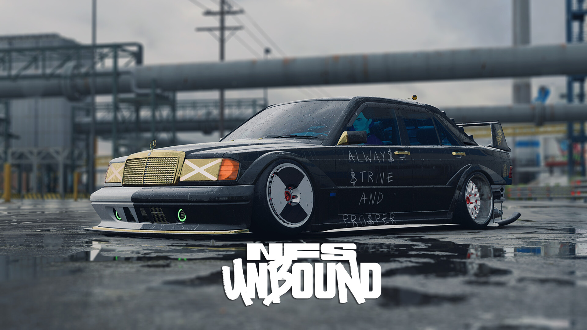 ArtStation - NFS UNBOUND // Mercedes 190E Evolution II A$AP Rocky