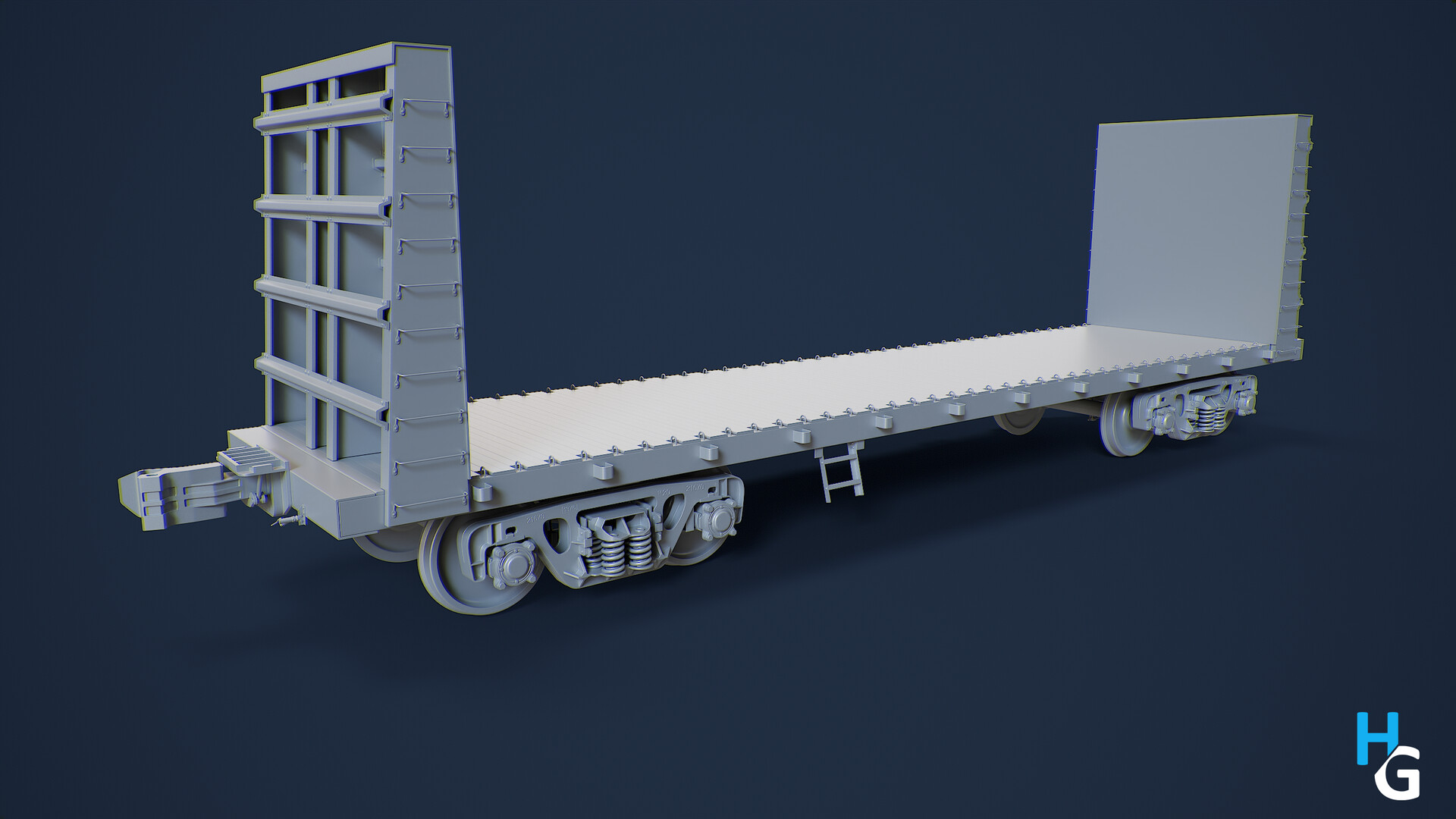 ArtStation - Transporter wagon 2 High Poly