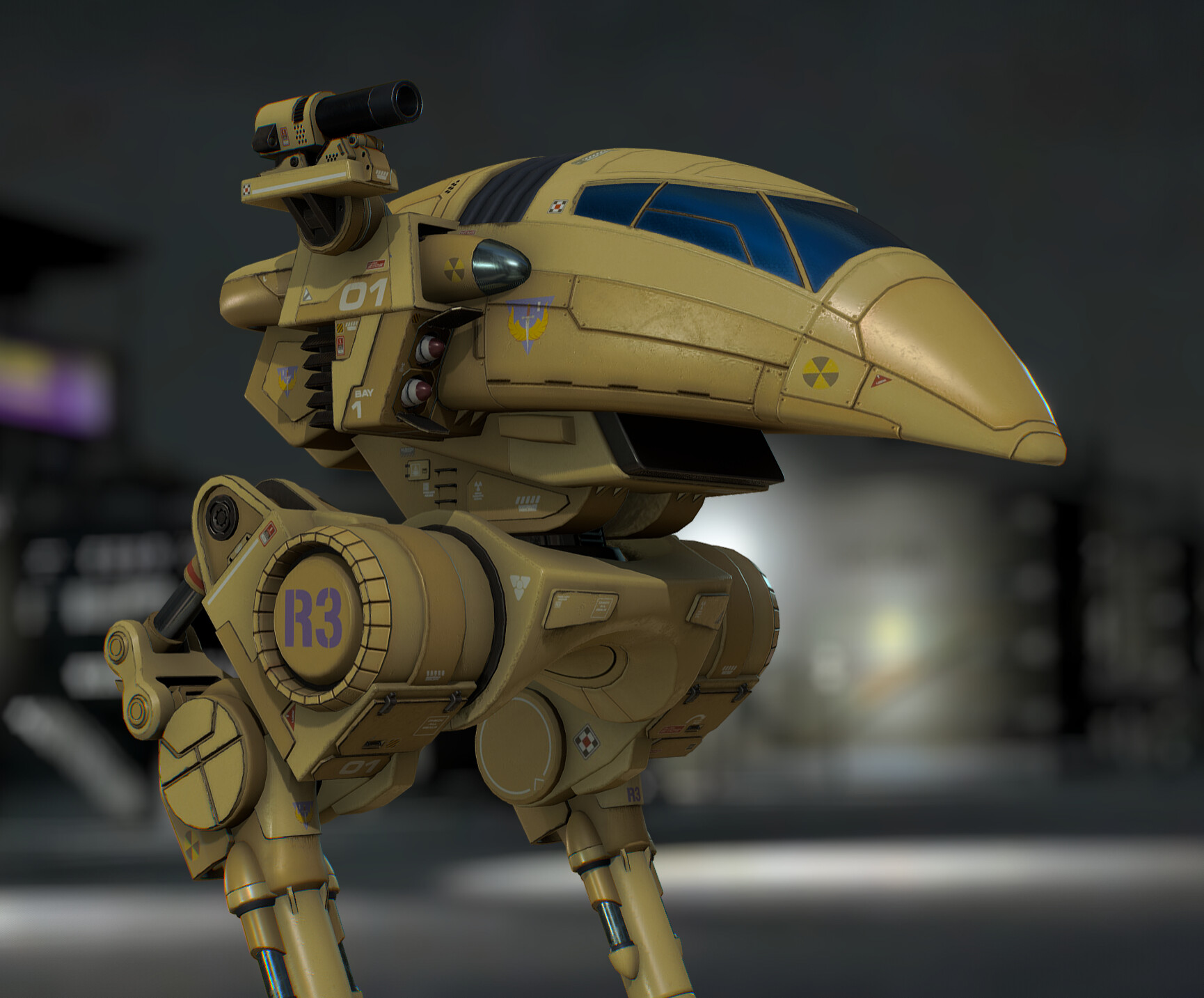 ArtStation - Raven (MechCommander)