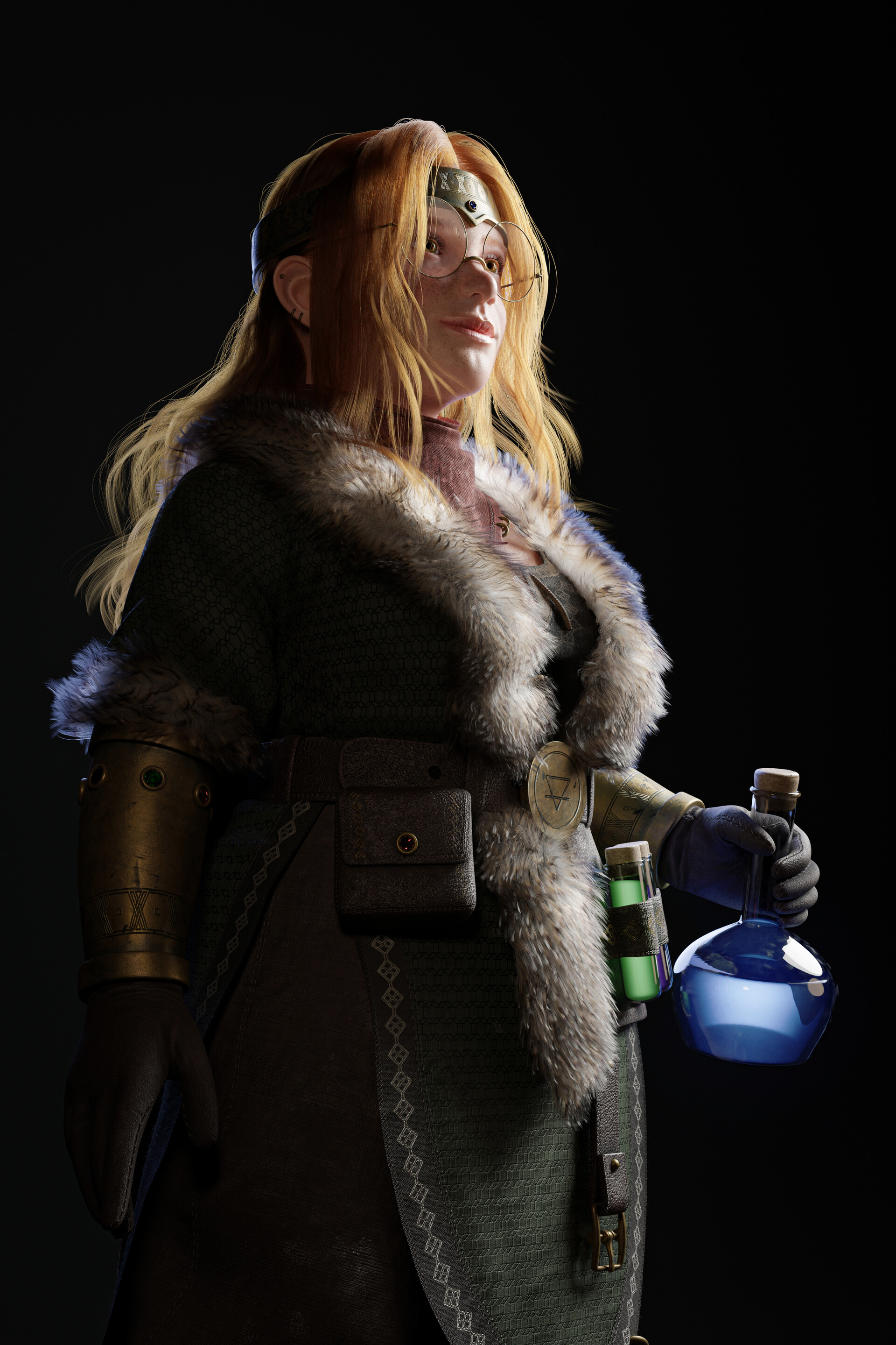 ArtStation - Forba - The Dwarven Alchemist 3D Model
