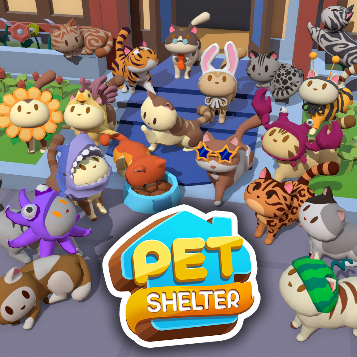 ArtStation - Cats for Idle Pet Shelter