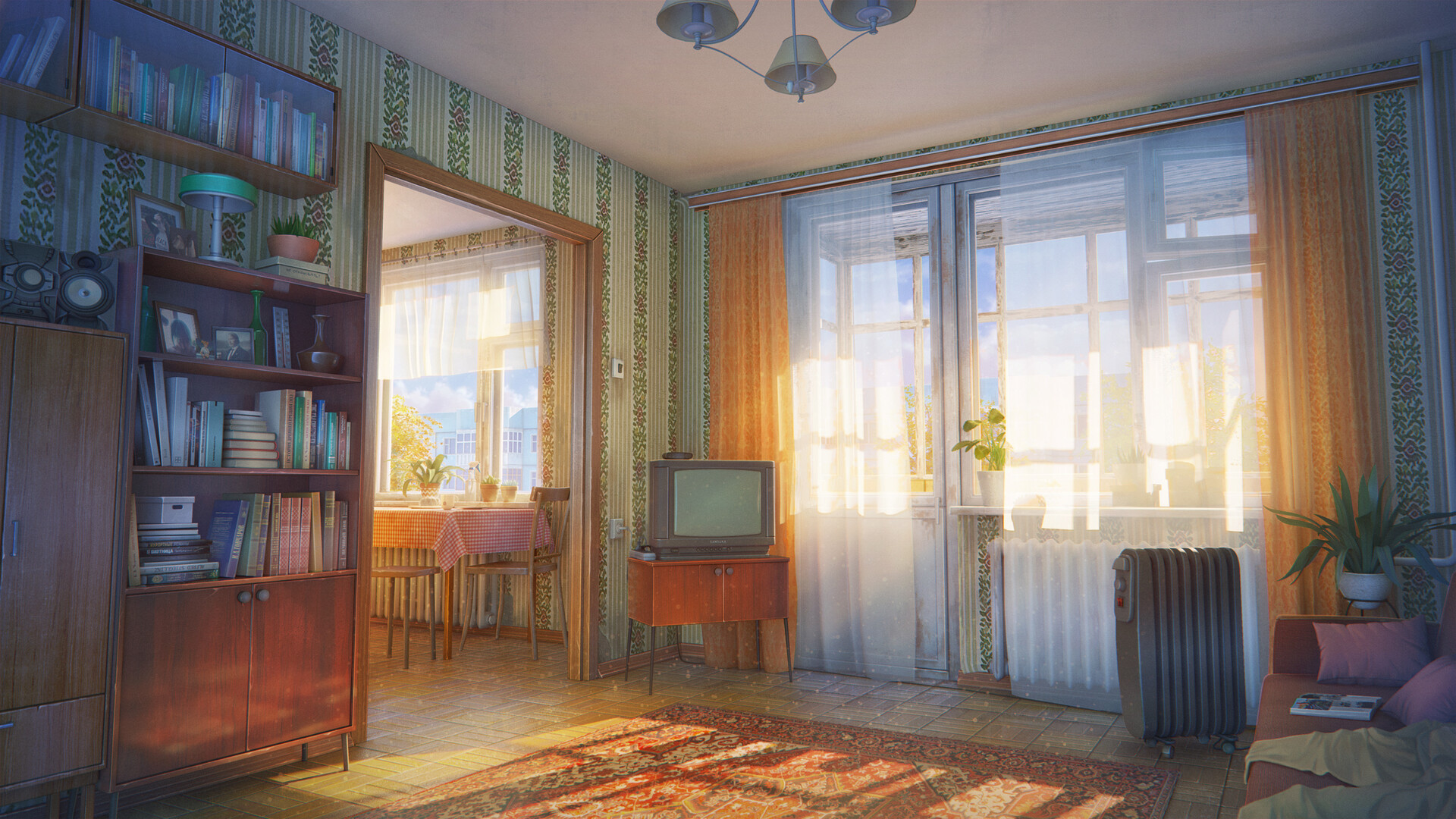 ArtStation - Old room day [Wonderful Body Wanted]