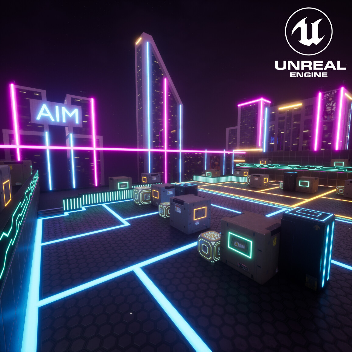 ArtStation - Aim Map Environment UE5