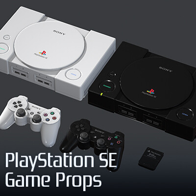 ArtStation - Playstation SE Game Props
