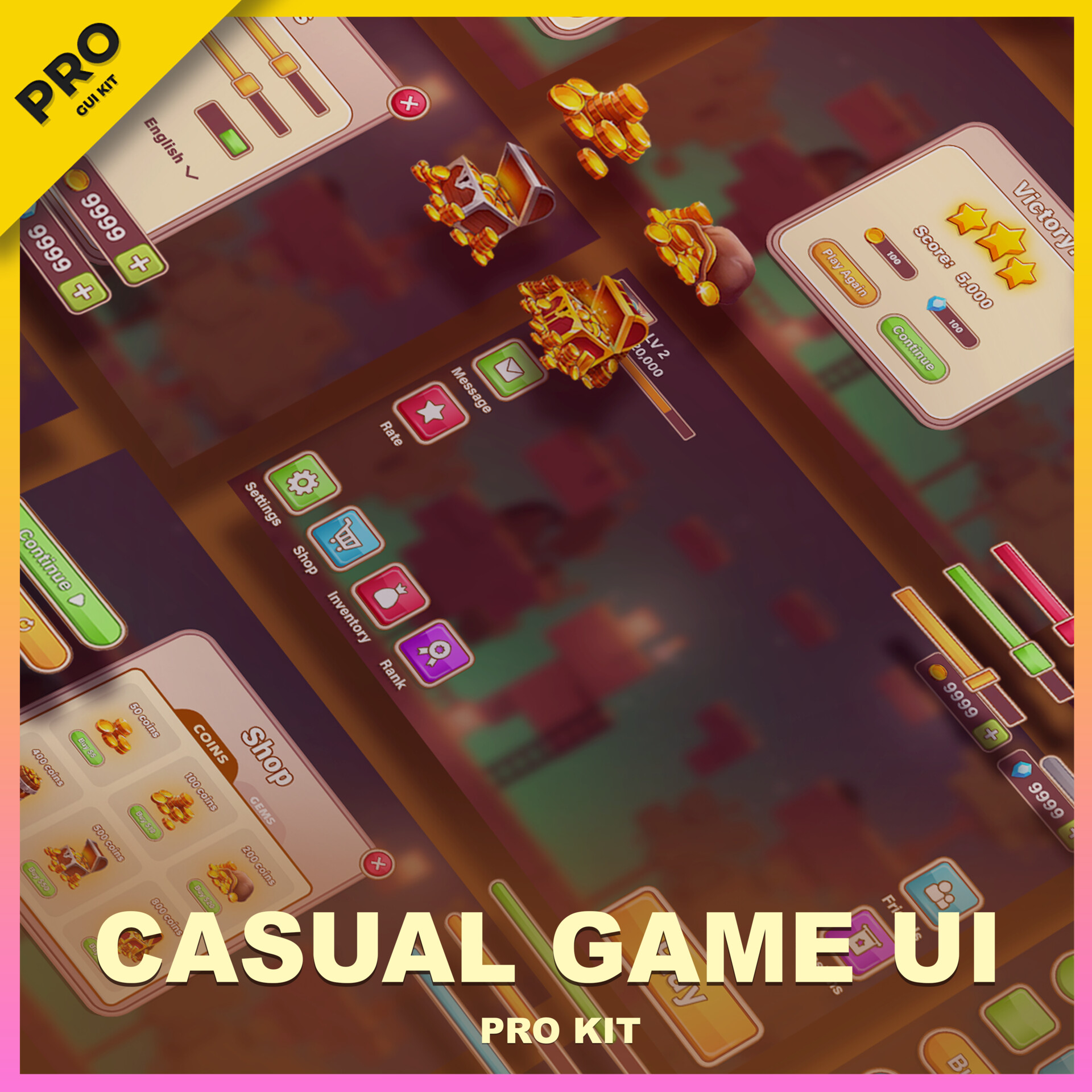 ArtStation - Fantacy Mobile Game GUI