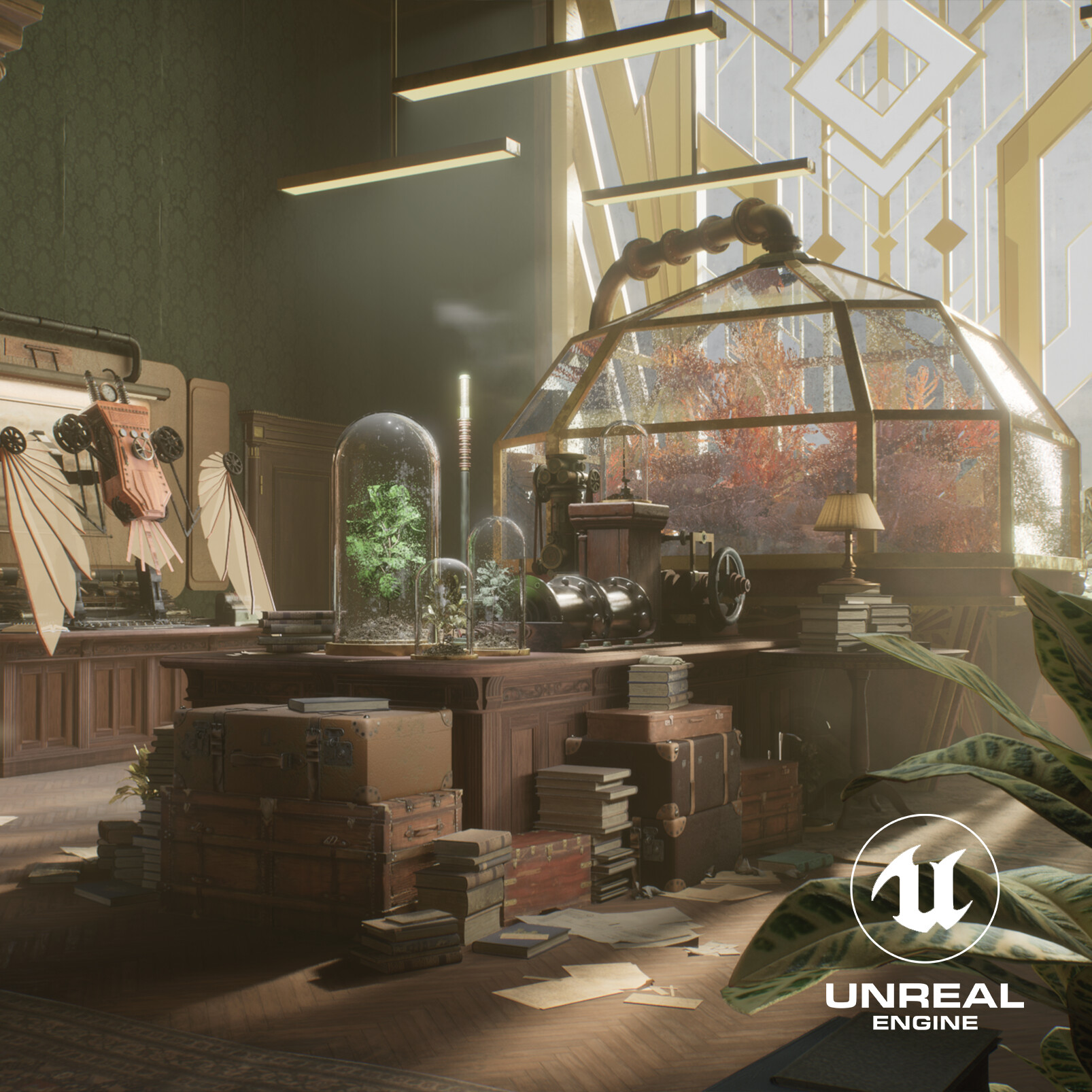 ArtStation - RETRO FUTURE ROOM