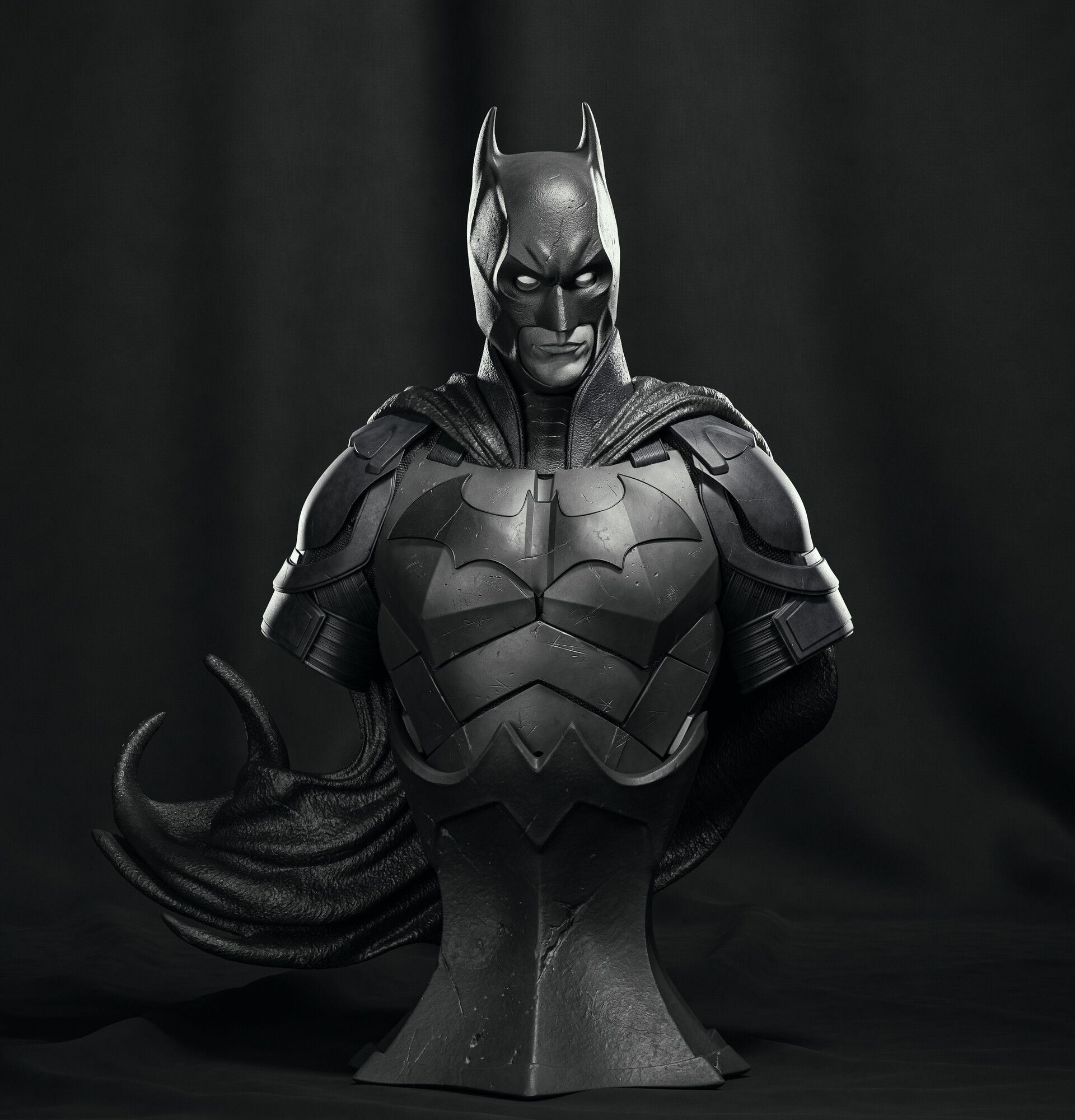 ArtStation - Batman bust fan art