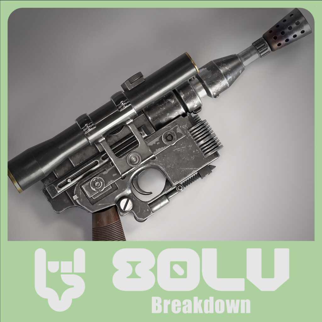 ArtStation - 80lv Article - Star Wars Blaster Fanart