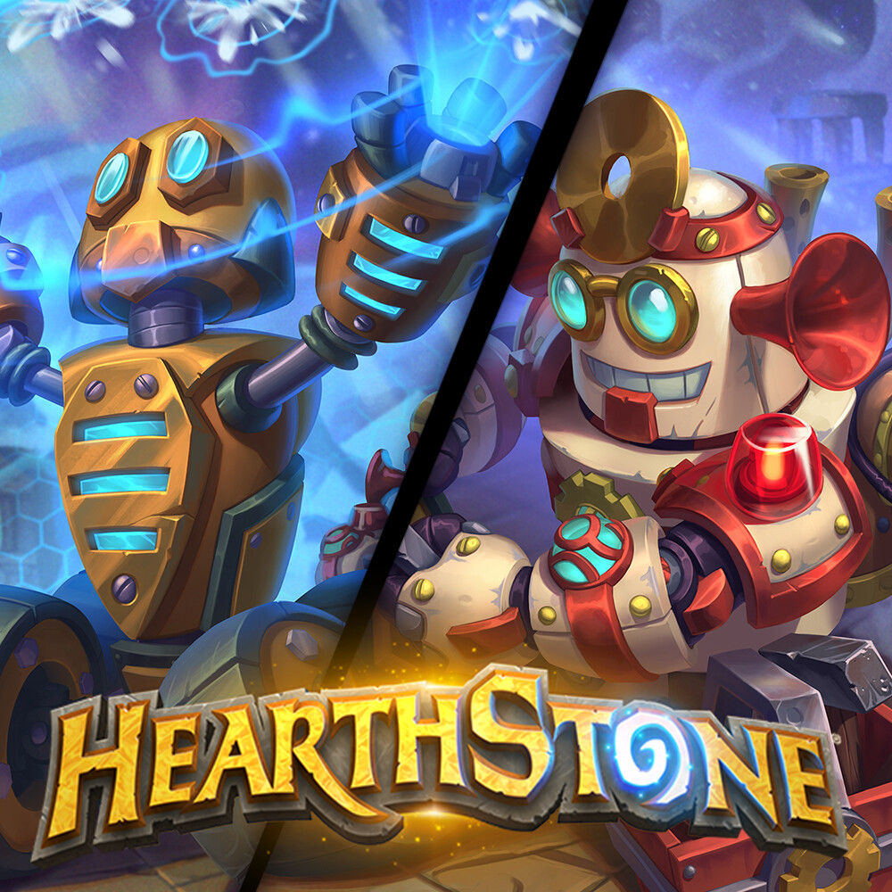 ArtStation - Hearthstone - Titans bots