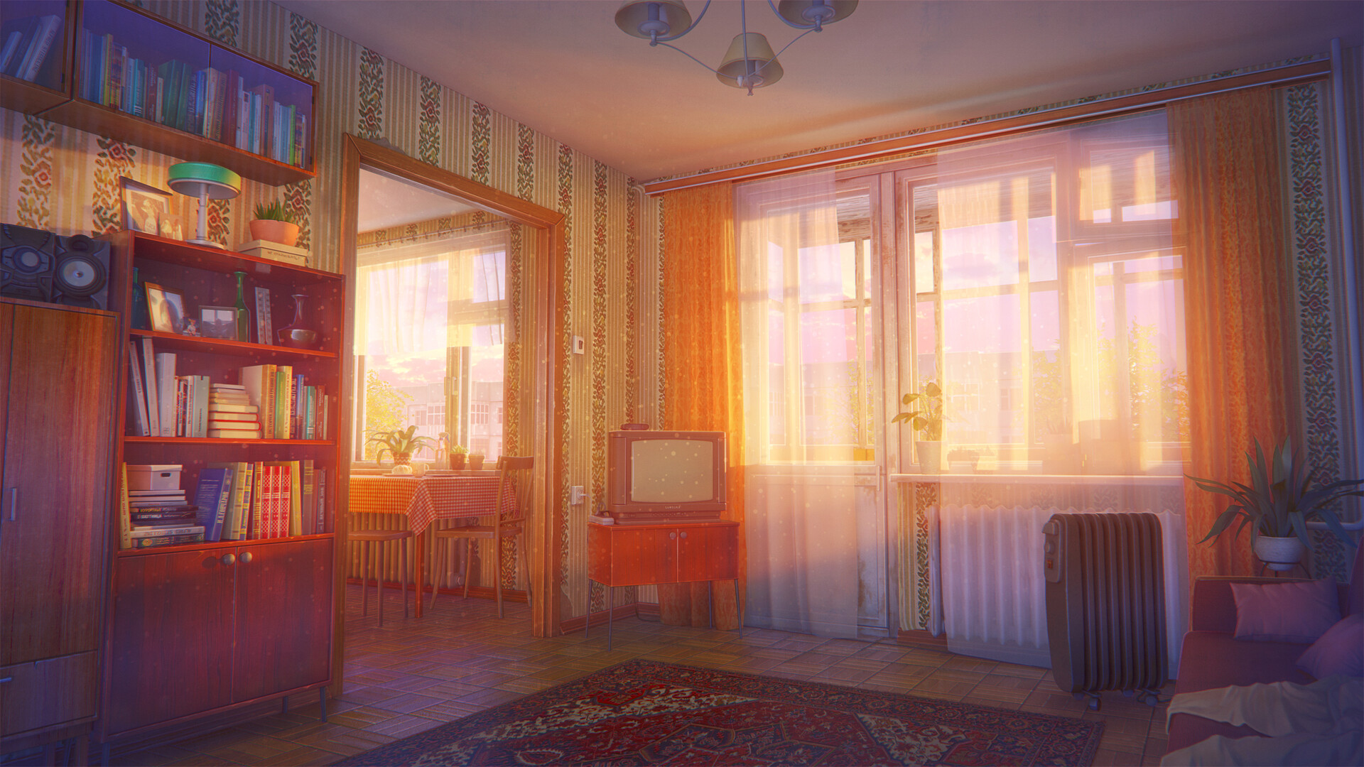 ArtStation - Old room evening [Wonderful Body Wanted]