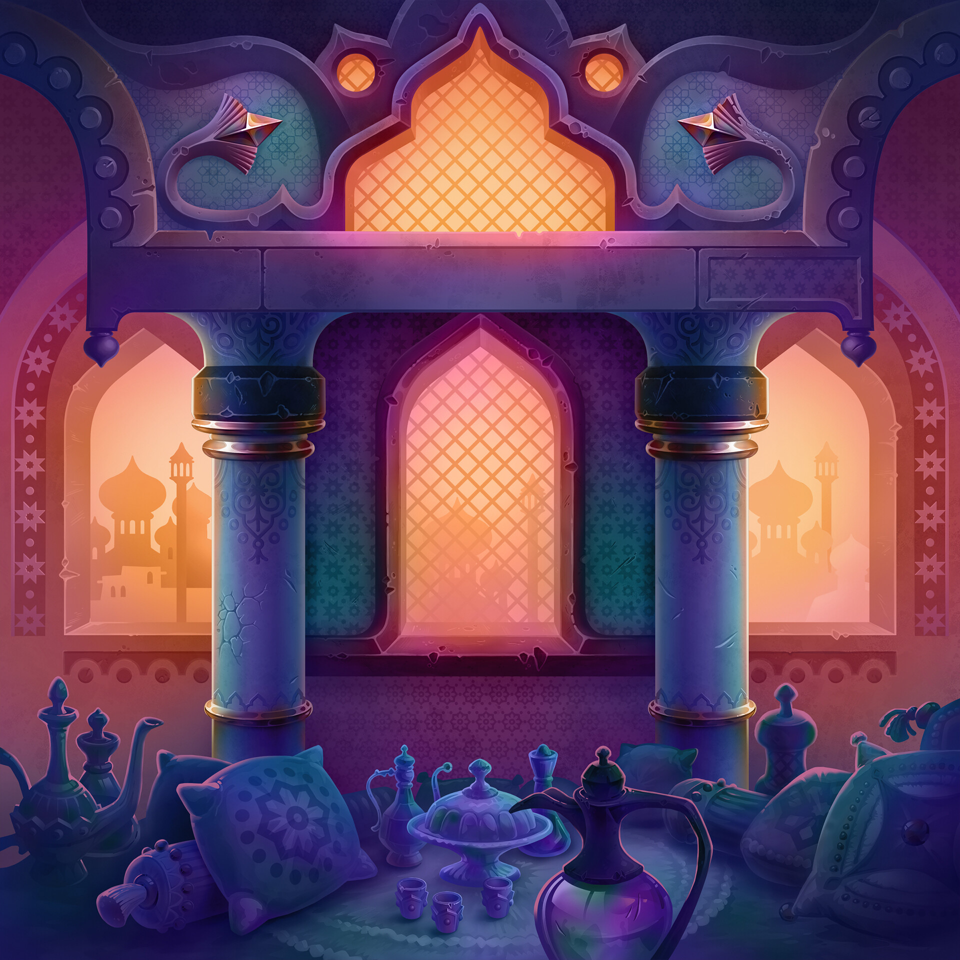 ArtStation - Aladdin`s background