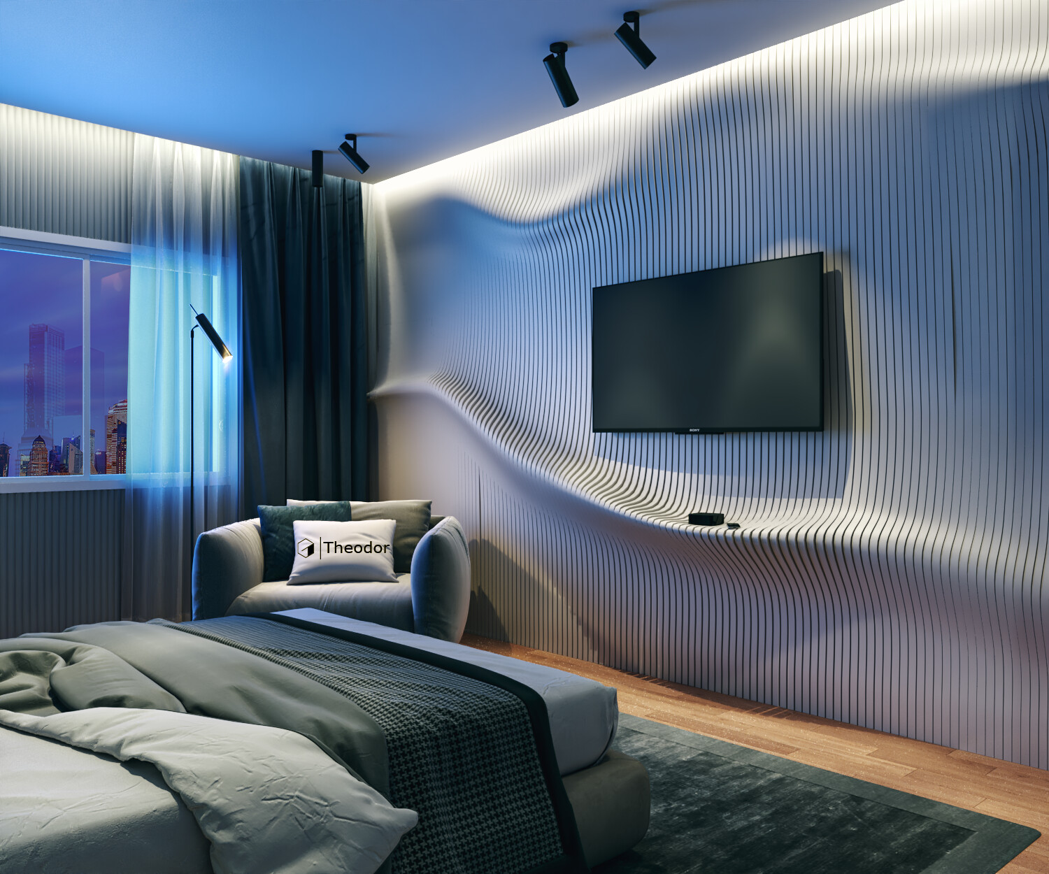 ArtStation - PARAMETRIC BEDROOM