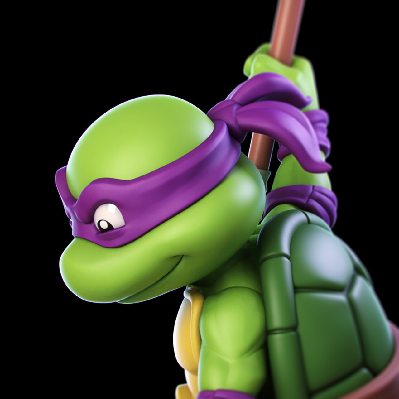 ArtStation - TMNT Donnie - Pizza Party Q-Fig