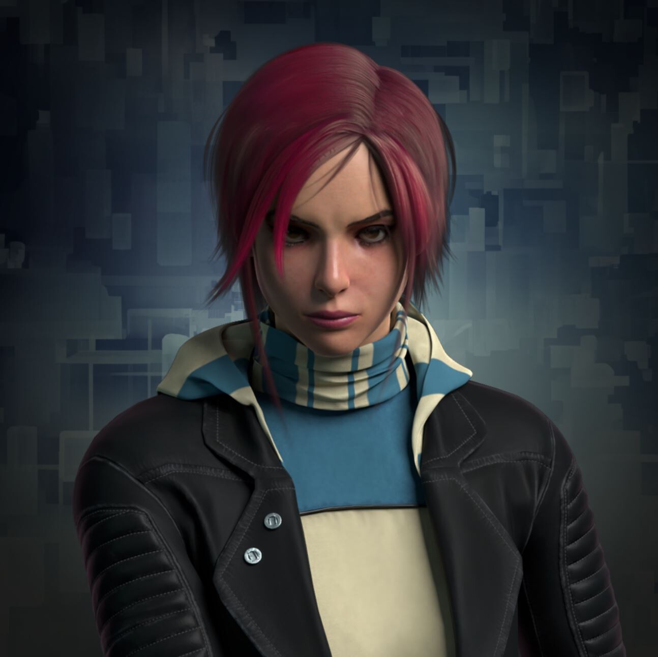 ArtStation - Cyber-Girl / Real Time