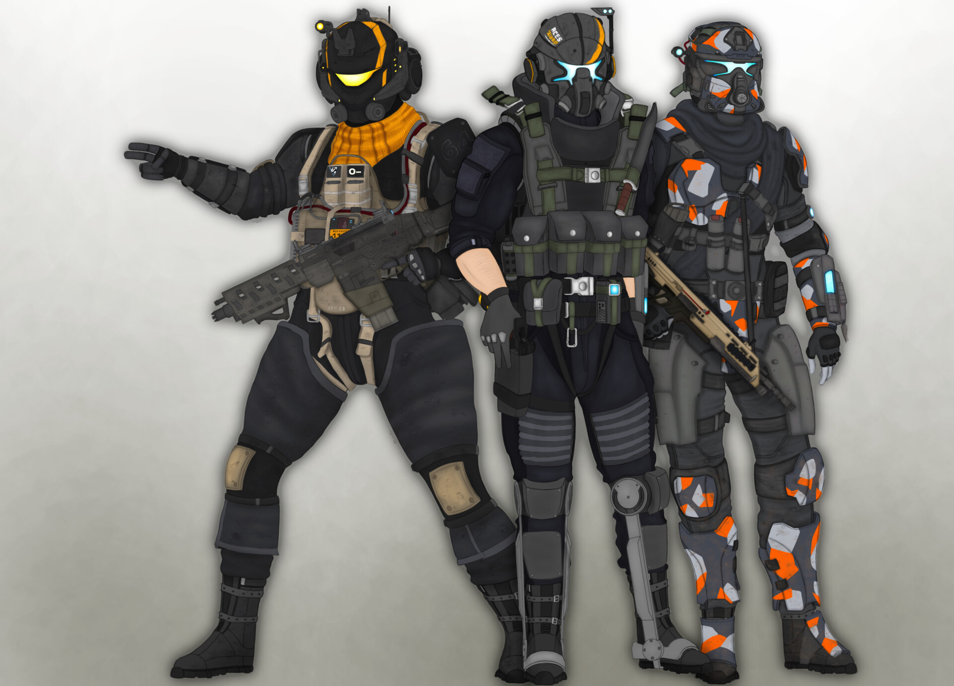 ArtStation - TITANFALL FANMADE CHARACTER CONCEPTS