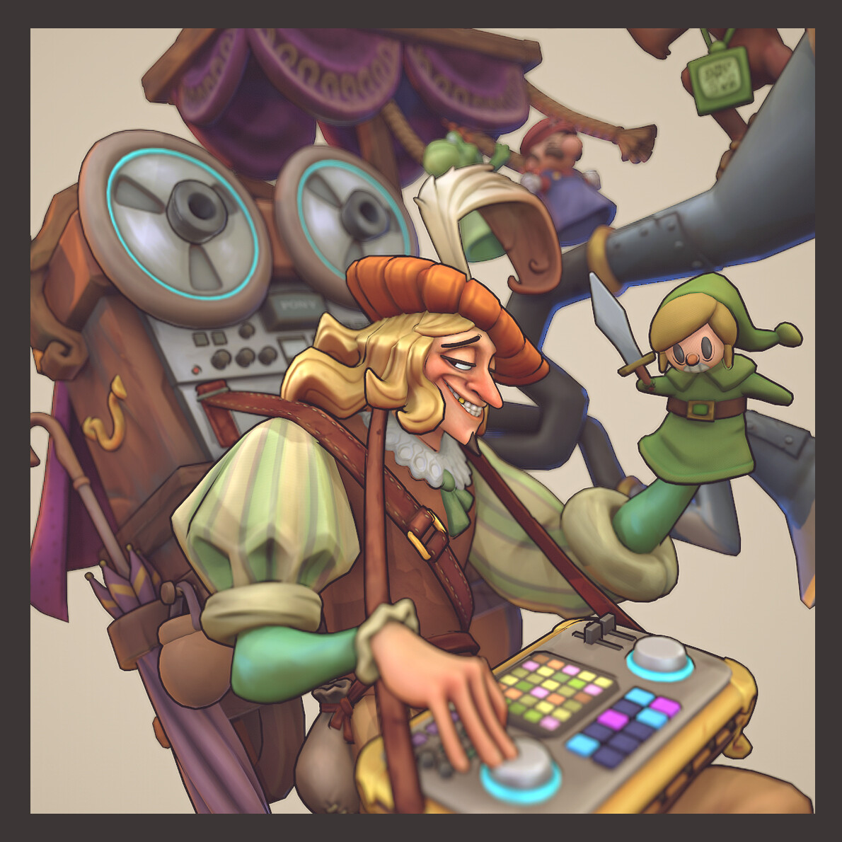 ArtStation - StoryTeller (Medieval: Back and Forth)