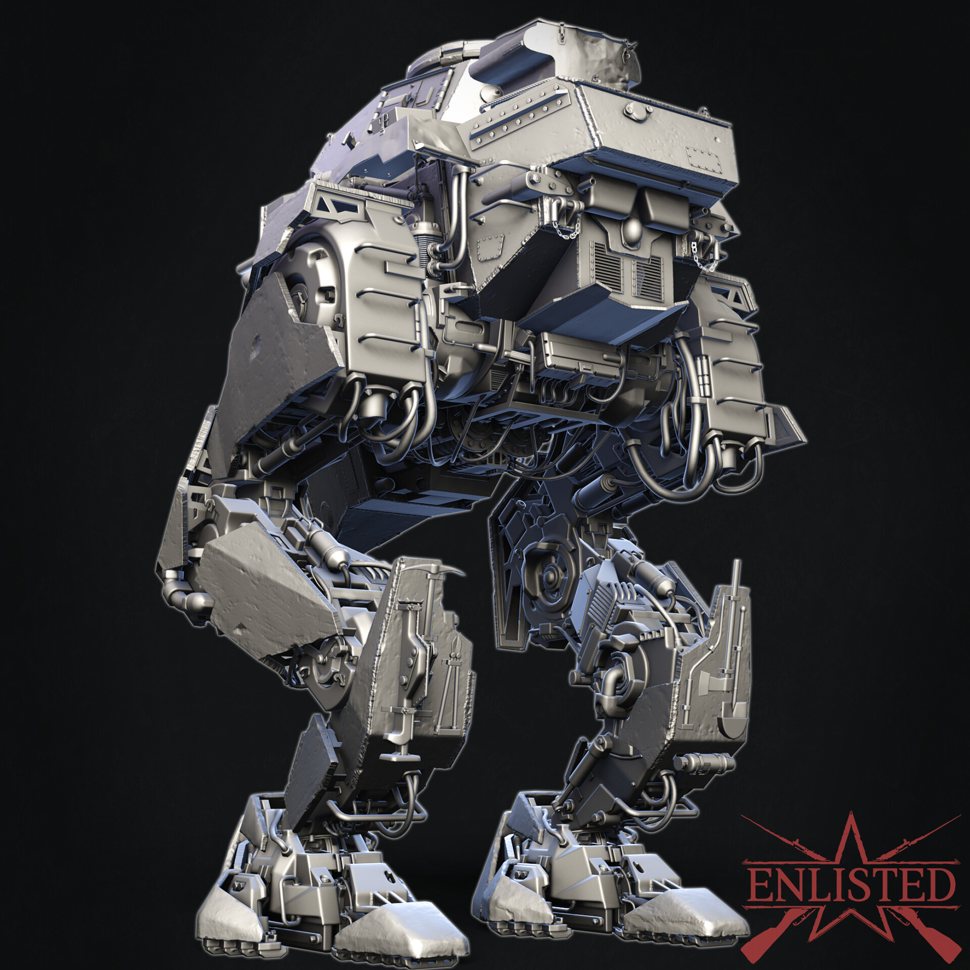 ArtStation - In-game mech robot character