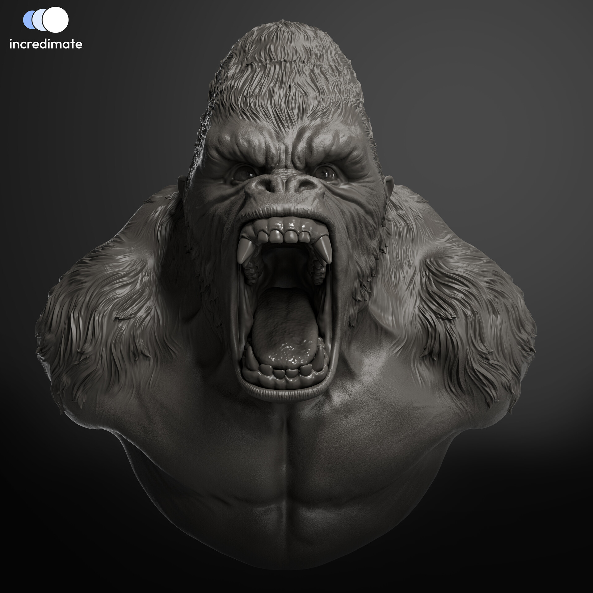 ArtStation - Gorilla 3D Character Model