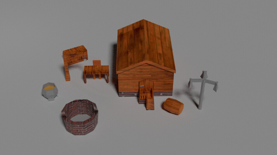 ArtStation - PS1 Style Assets