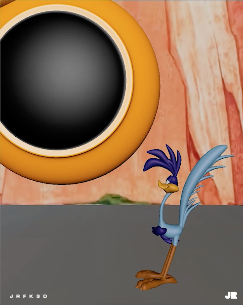 ArtStation - Roadrunner animation study / 3D Animation