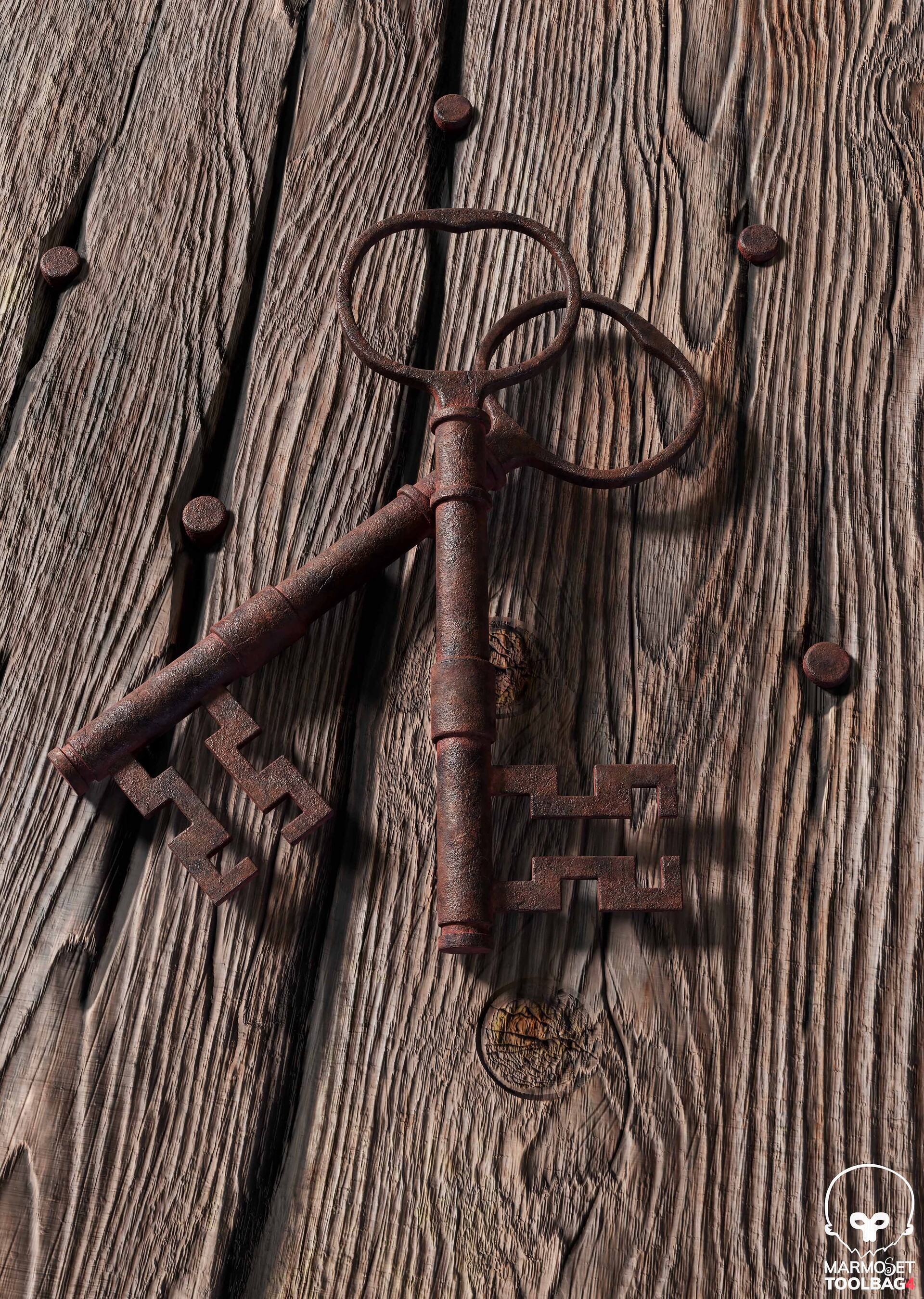 ArtStation - wood and rust