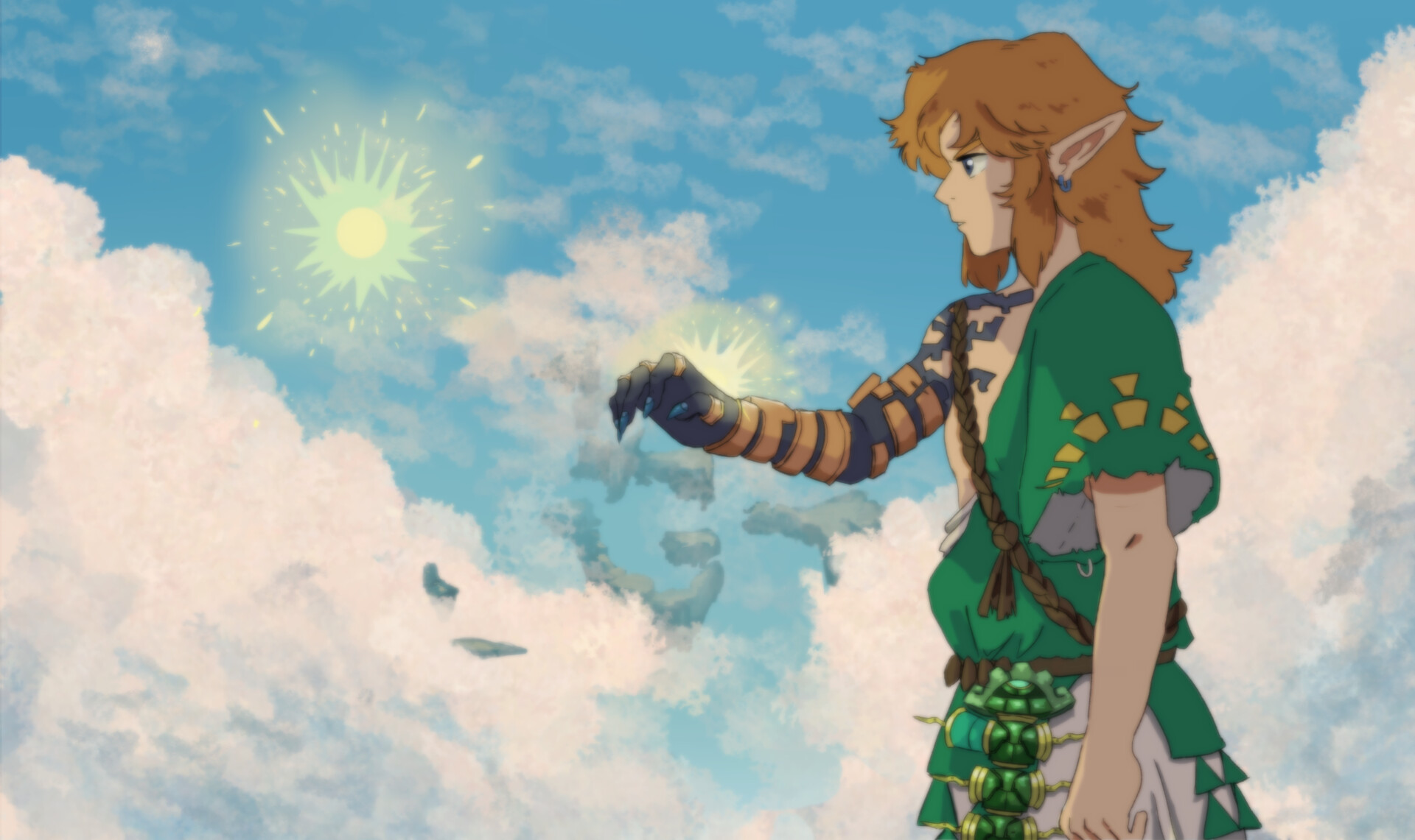 ArtStation - Fanart of Zelda Tears of The Kingdom based on Studio ...