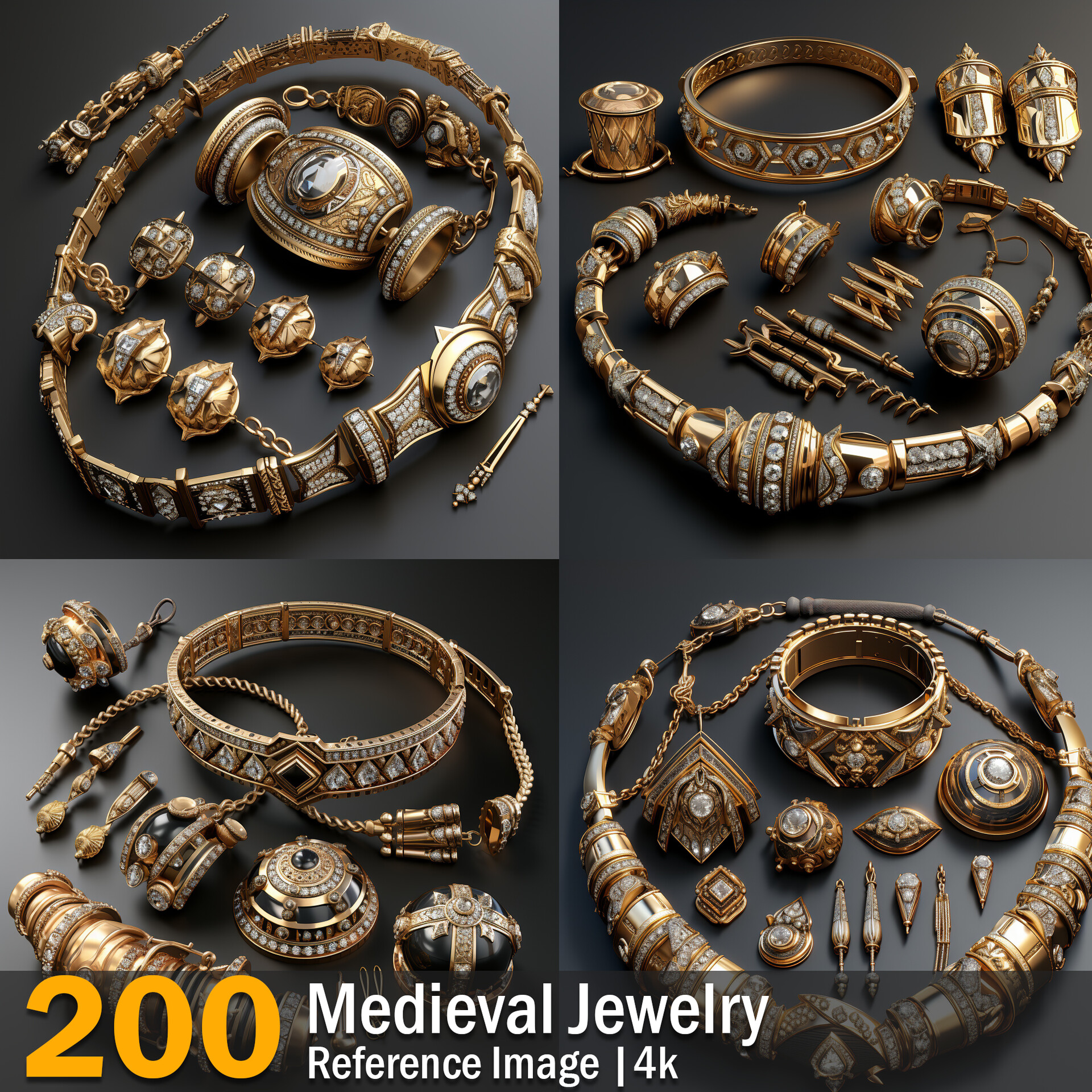ArtStation - Medieval Jewelry | Reference Images | 4K
